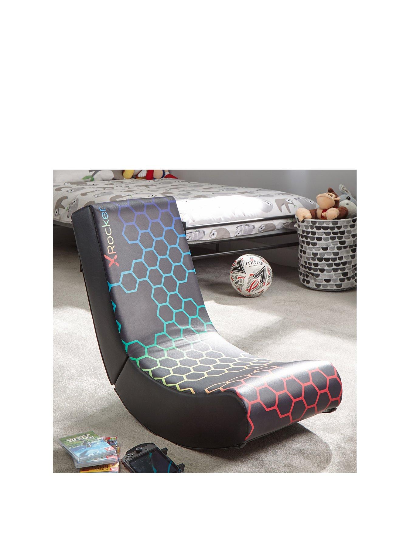 X Rocker Video Rocker Neo - Black Hex Edition Foldable Gaming Chair ...