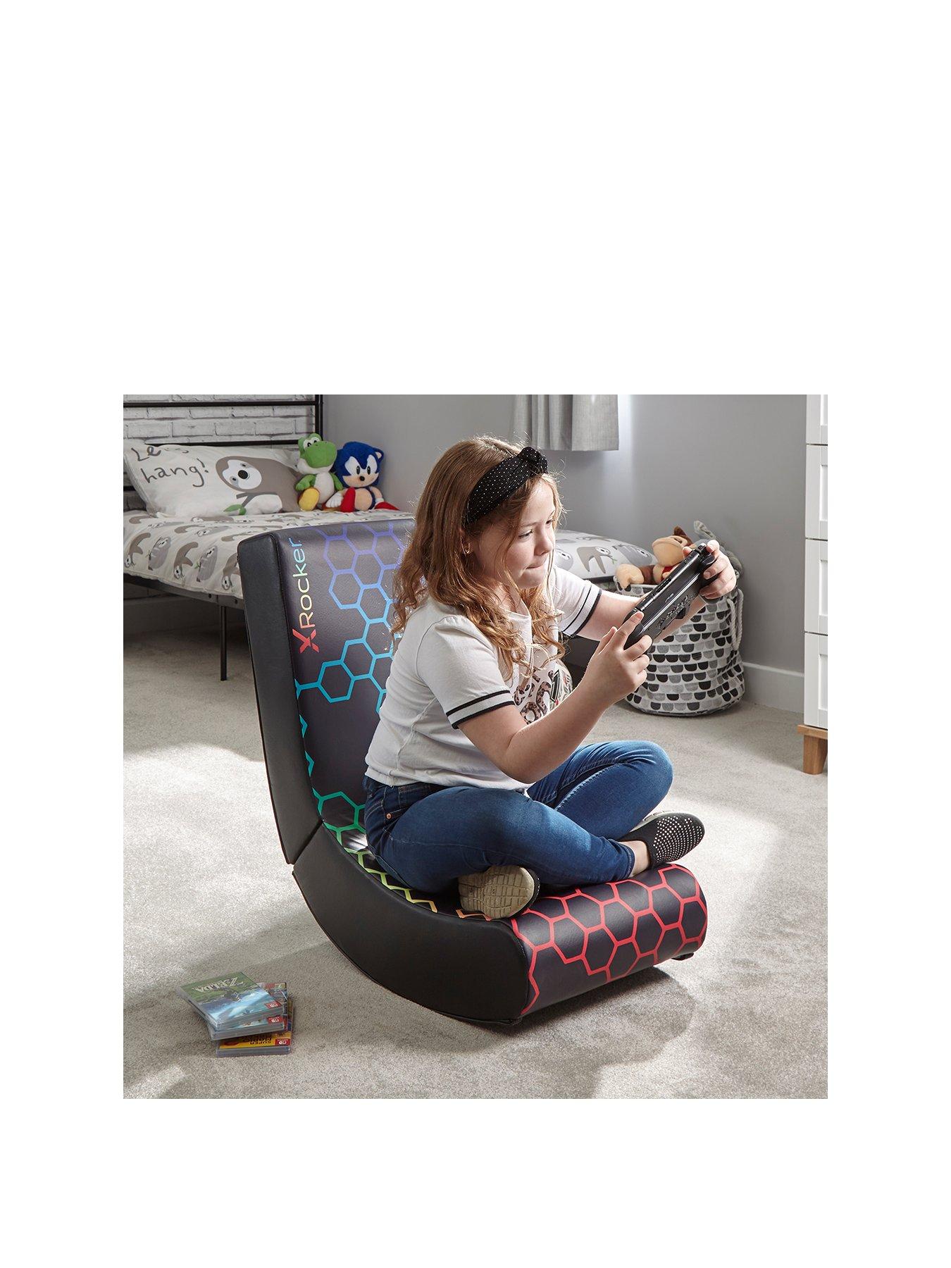 X Rocker Video Rocker Neo - Black Hex Edition Foldable Gaming Chair ...