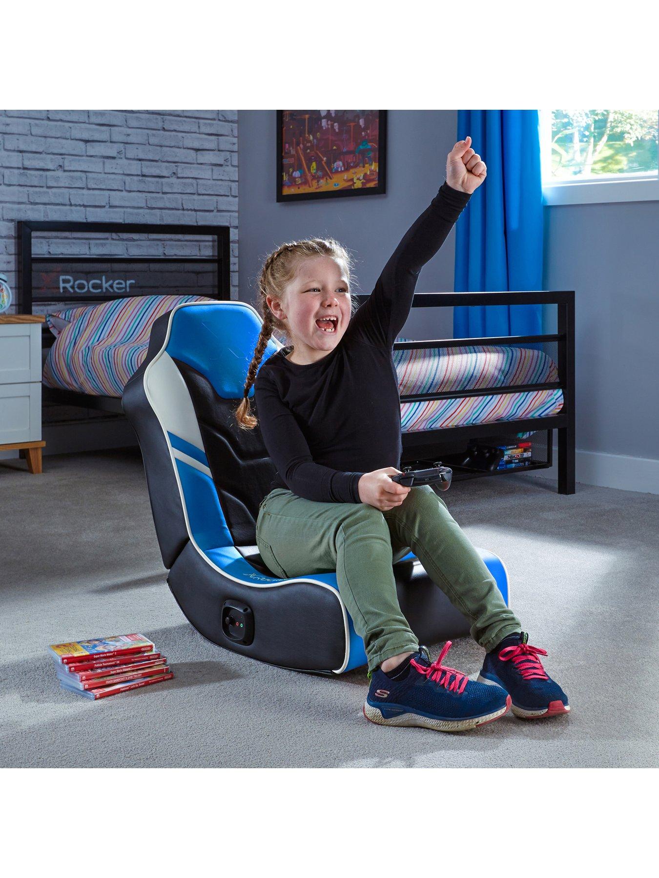 X Rocker Shadow 2.0 Blue Stereo Audio Gaming Floor Rocker | very.co.uk