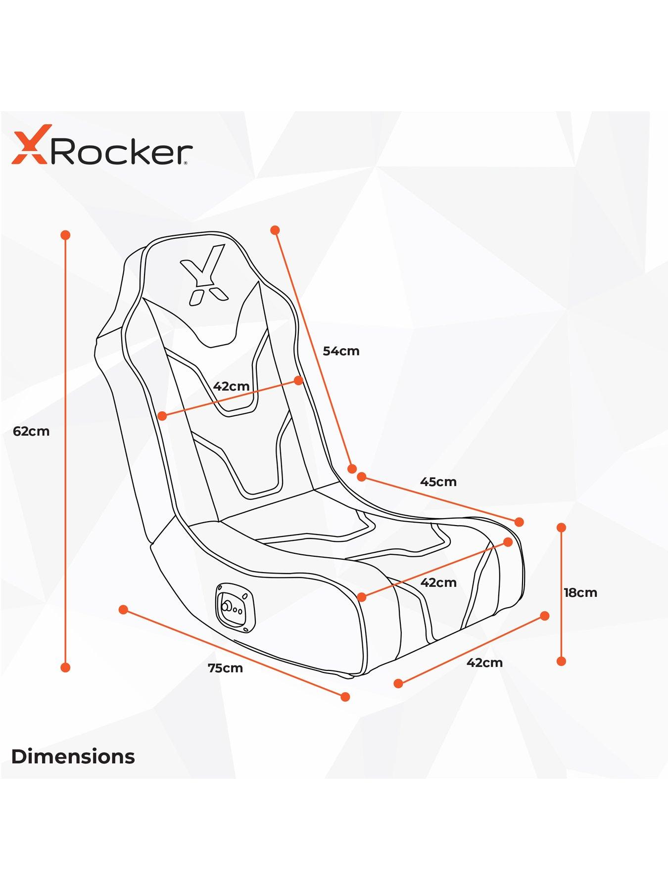 X Rocker Shadow 2.0 Blue Stereo Audio Gaming Floor Rocker | Very