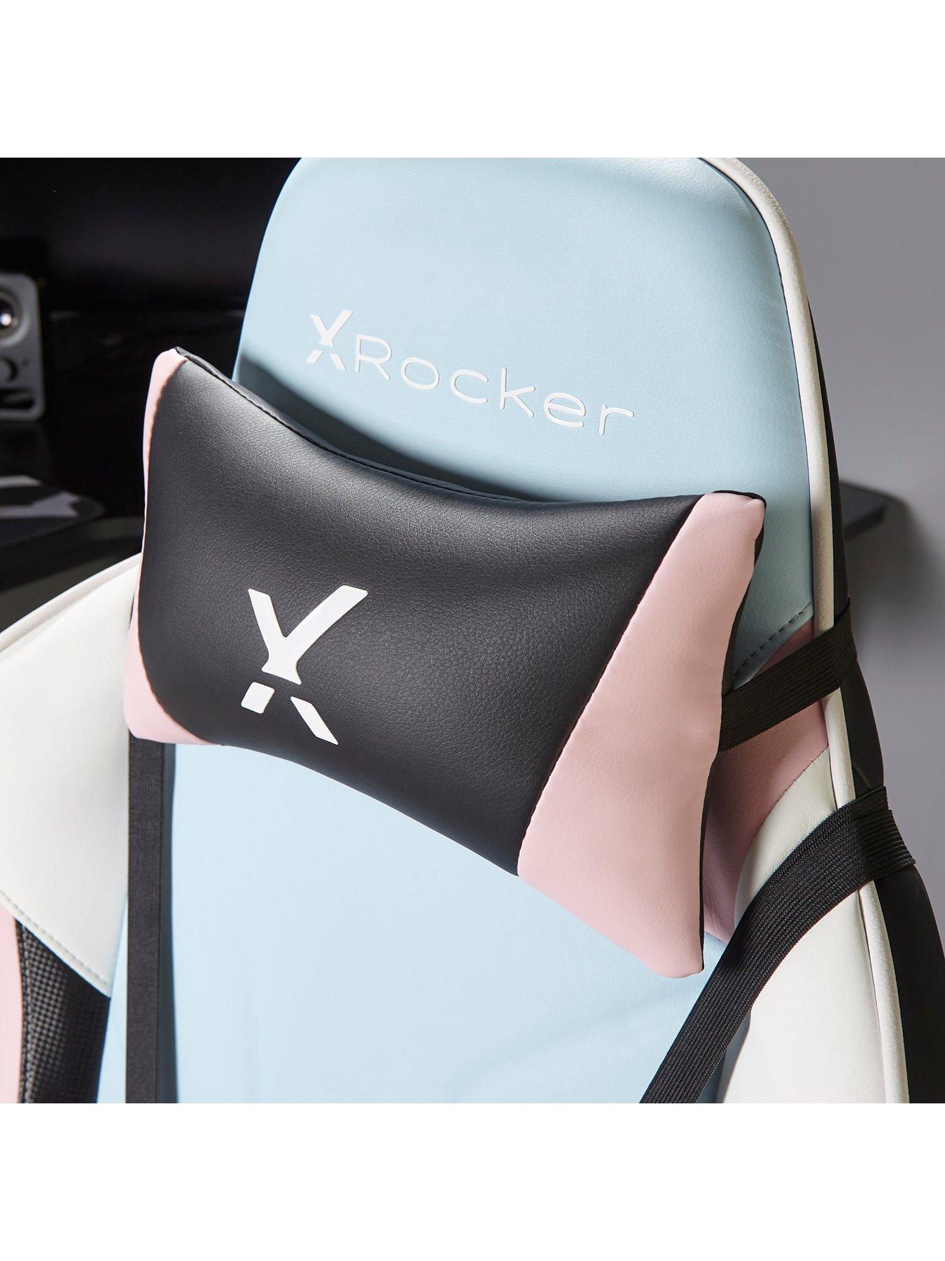 X Rocker Agility Pink Sport eSport PC Office Gaming Chair | Very