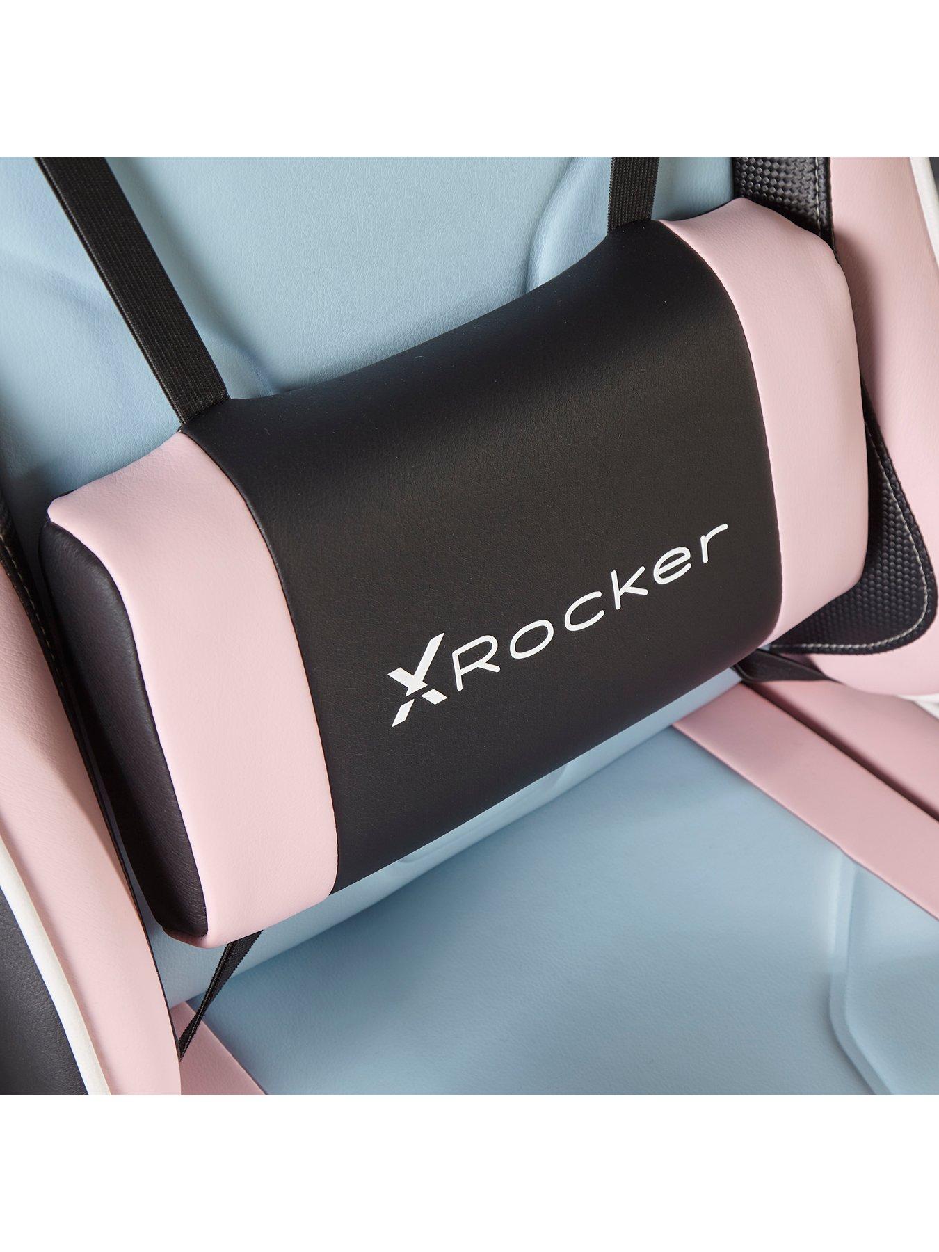 X Rocker Agility Pink Sport eSport PC Office Gaming Chair | Very