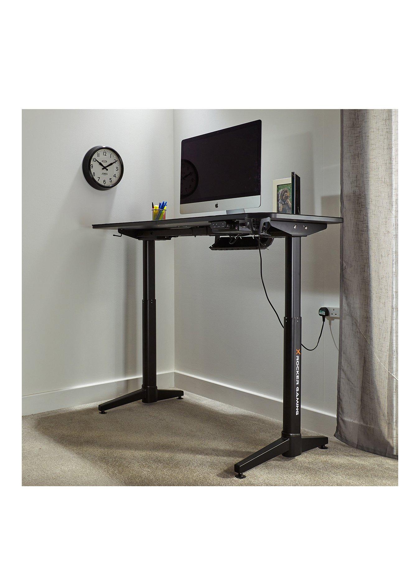 X Rocker Stratos Dual Motor Height Adjustable Gaming Desk | very.co.uk
