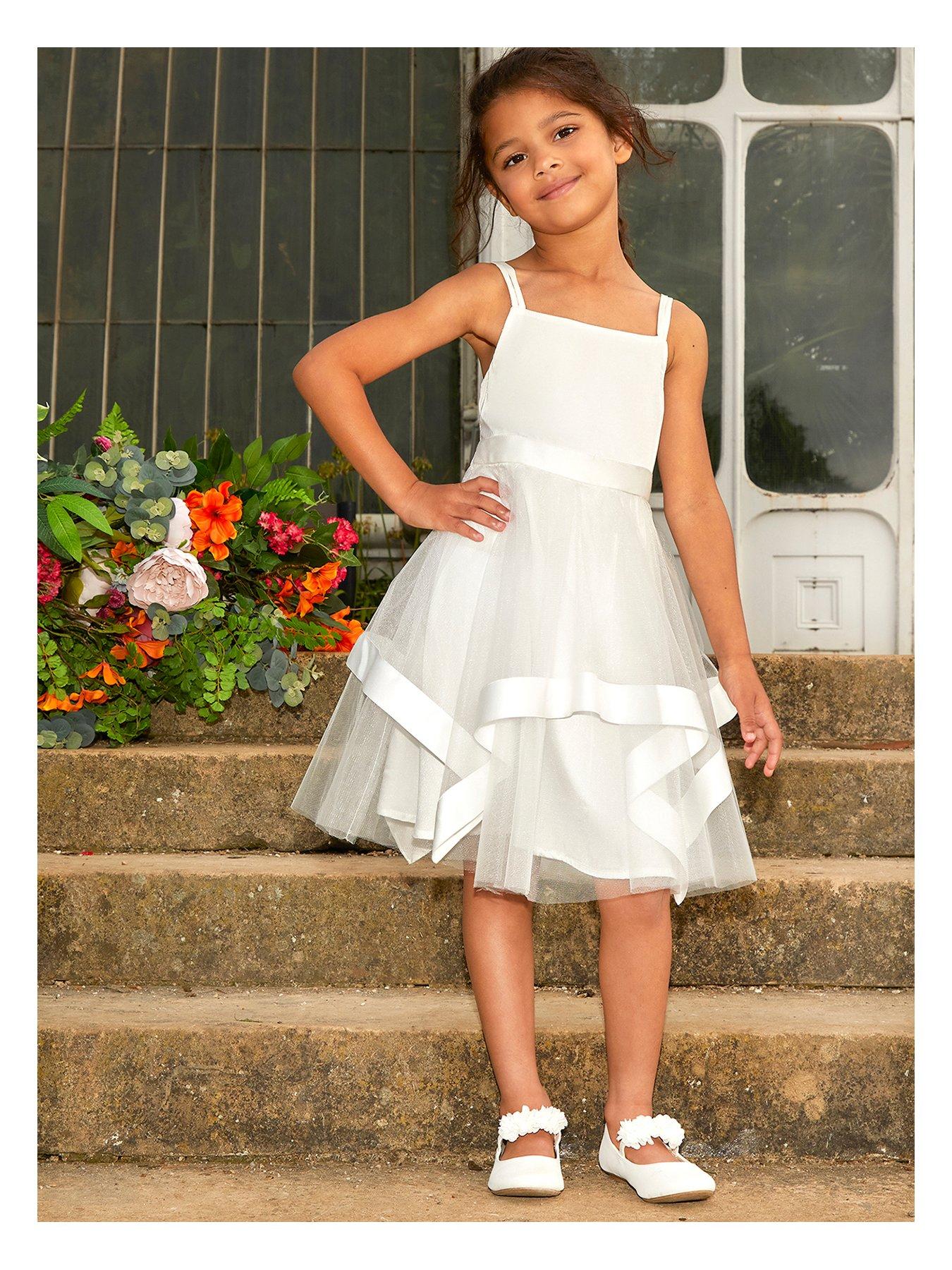 Girls White Dresses | All White Dress for Girls | Very