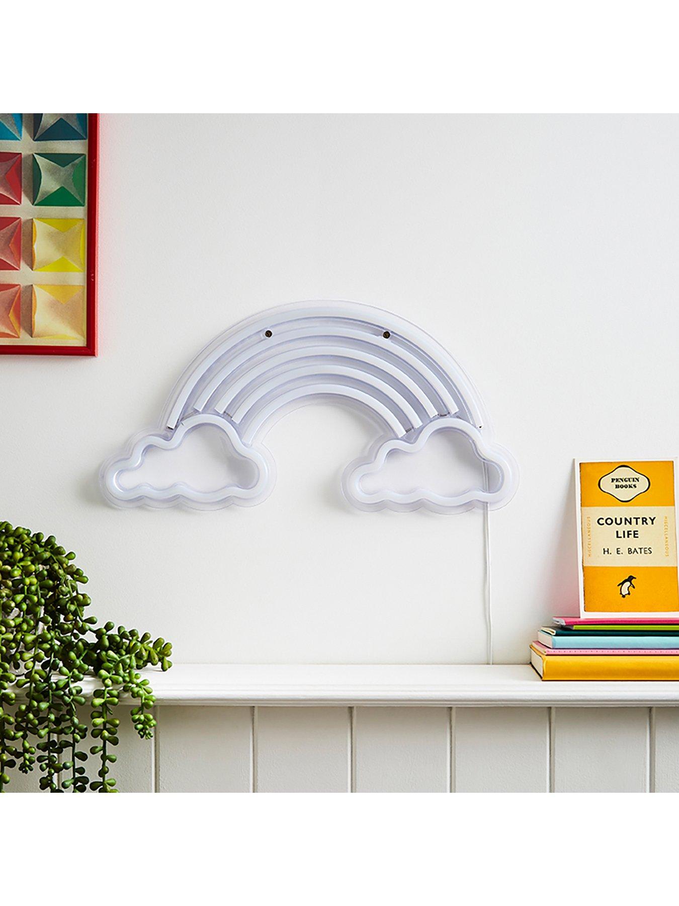 Glow Neon Rainbow Cloud Wall Lamp | Very