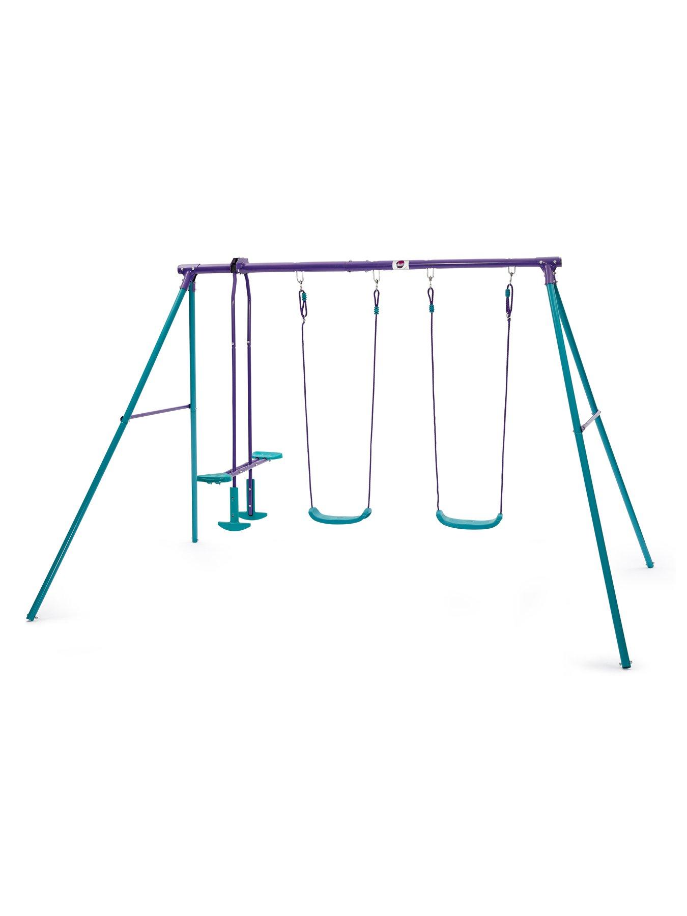 Metal double glider swing store