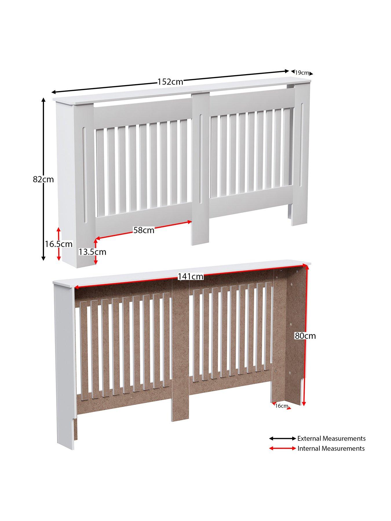 Vida Designs Chelsea Extra Large Radiator Cover | Very