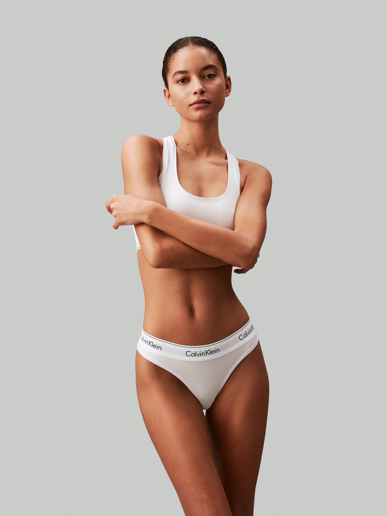 Calvin Klein Modern Cotton Thong - White | Very