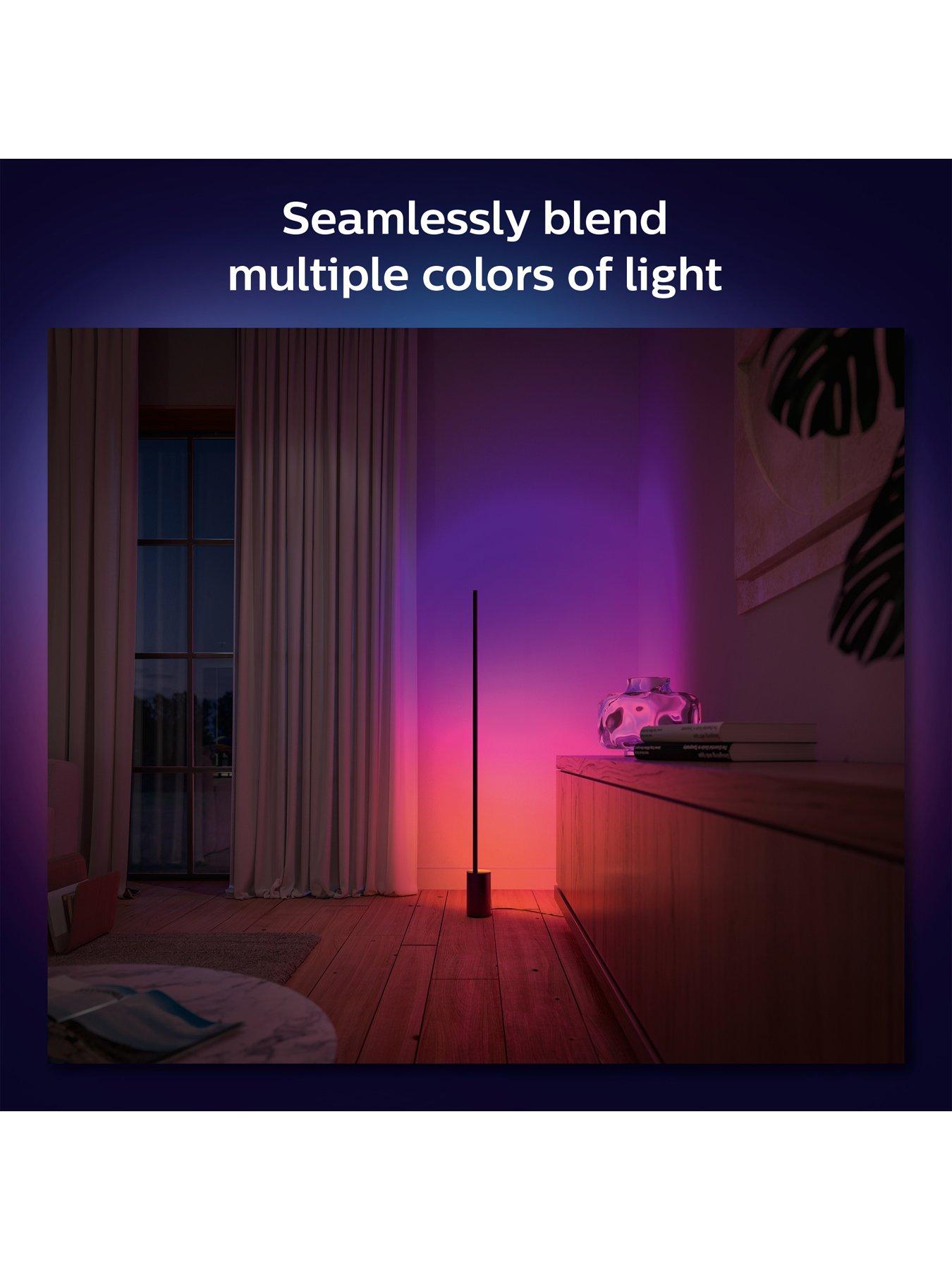 Philips Hue Gradient Signe floor black UK | Very