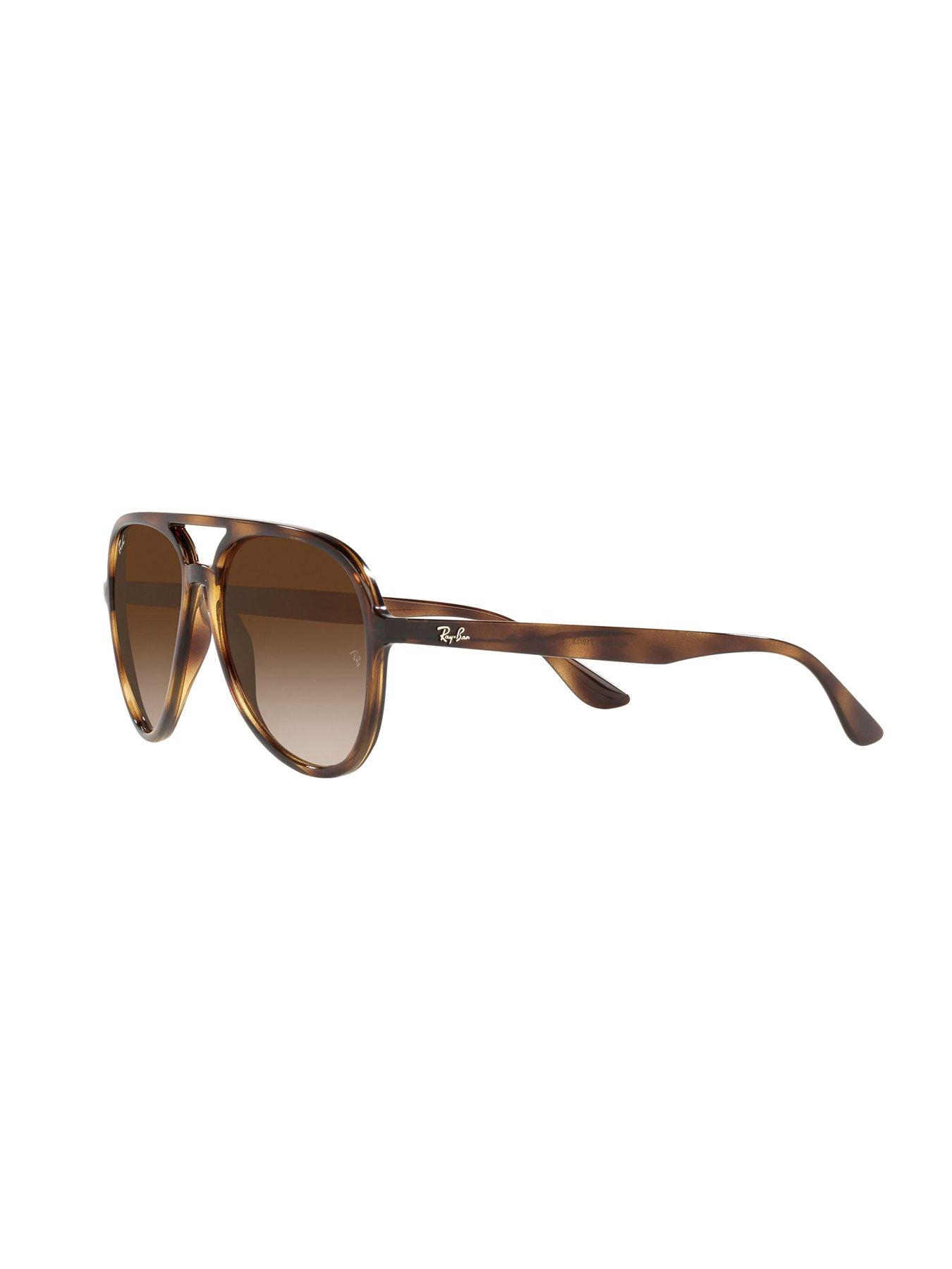 Ray-Ban Aviator Havana Frame Sunglasses - Brown | Very