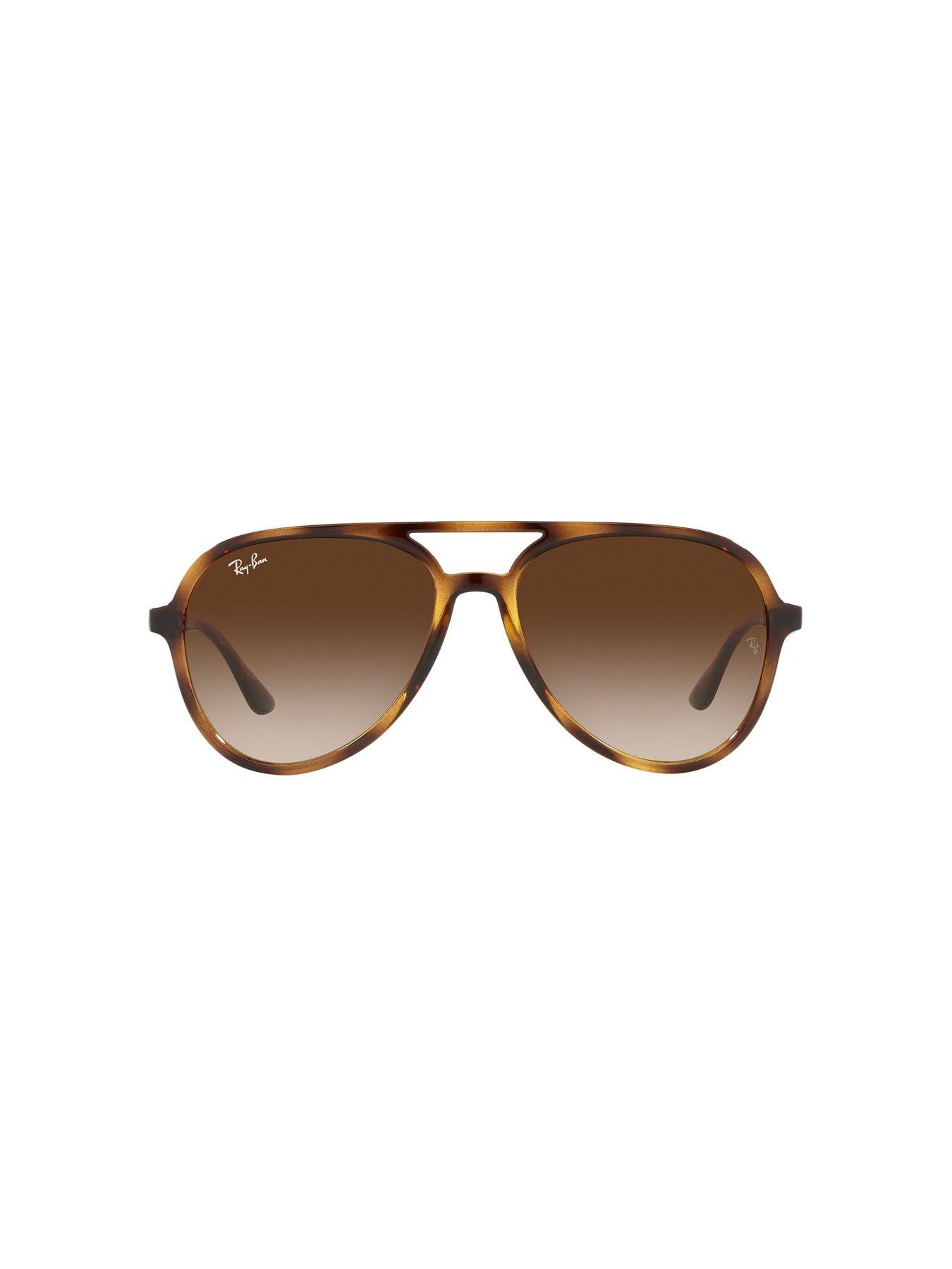 Ray-Ban 4376 Pilot Sunglasses - Brown | Very