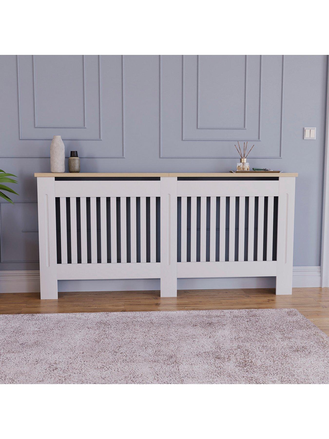 Vida Designs Arlington Extra Large Radiator Cover - White | Very