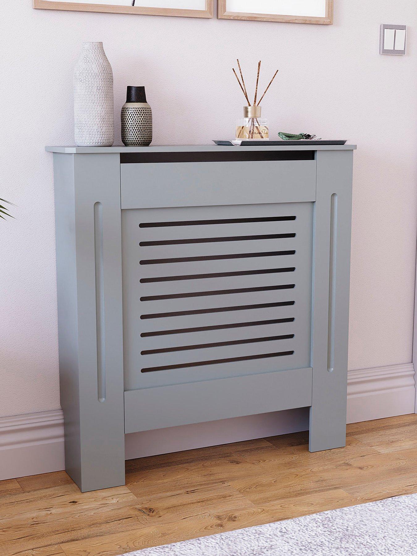 Vida Designs Milton Small Radiator Cover - Olive Grey | Very