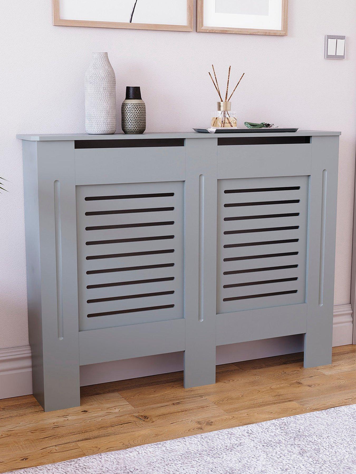 Vida Designs Milton Medium Radiator Cover - Olive Grey | Very