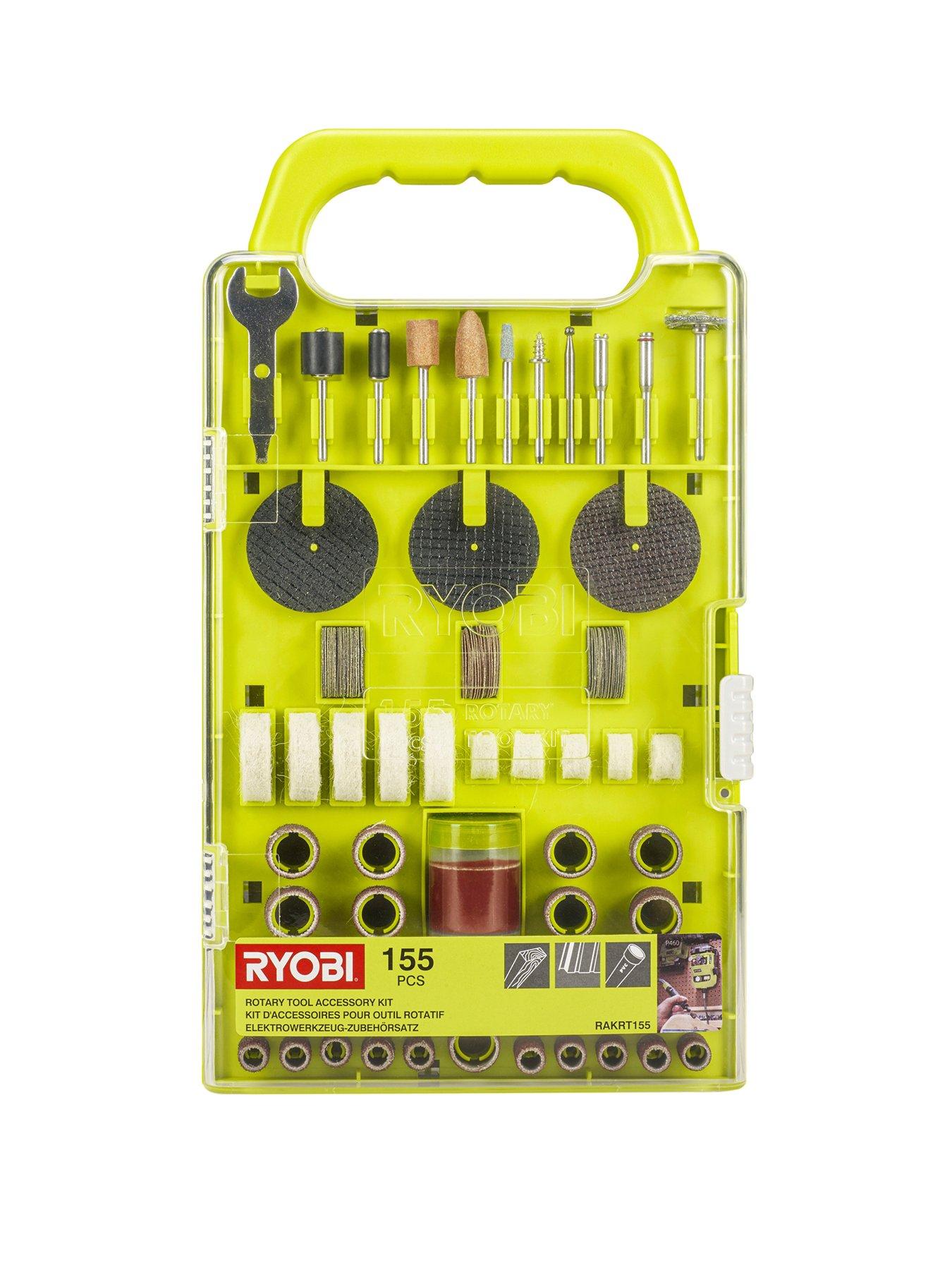 RYOBI RAKRT155 155-Piece Rotary Tool Accessory Set | Very