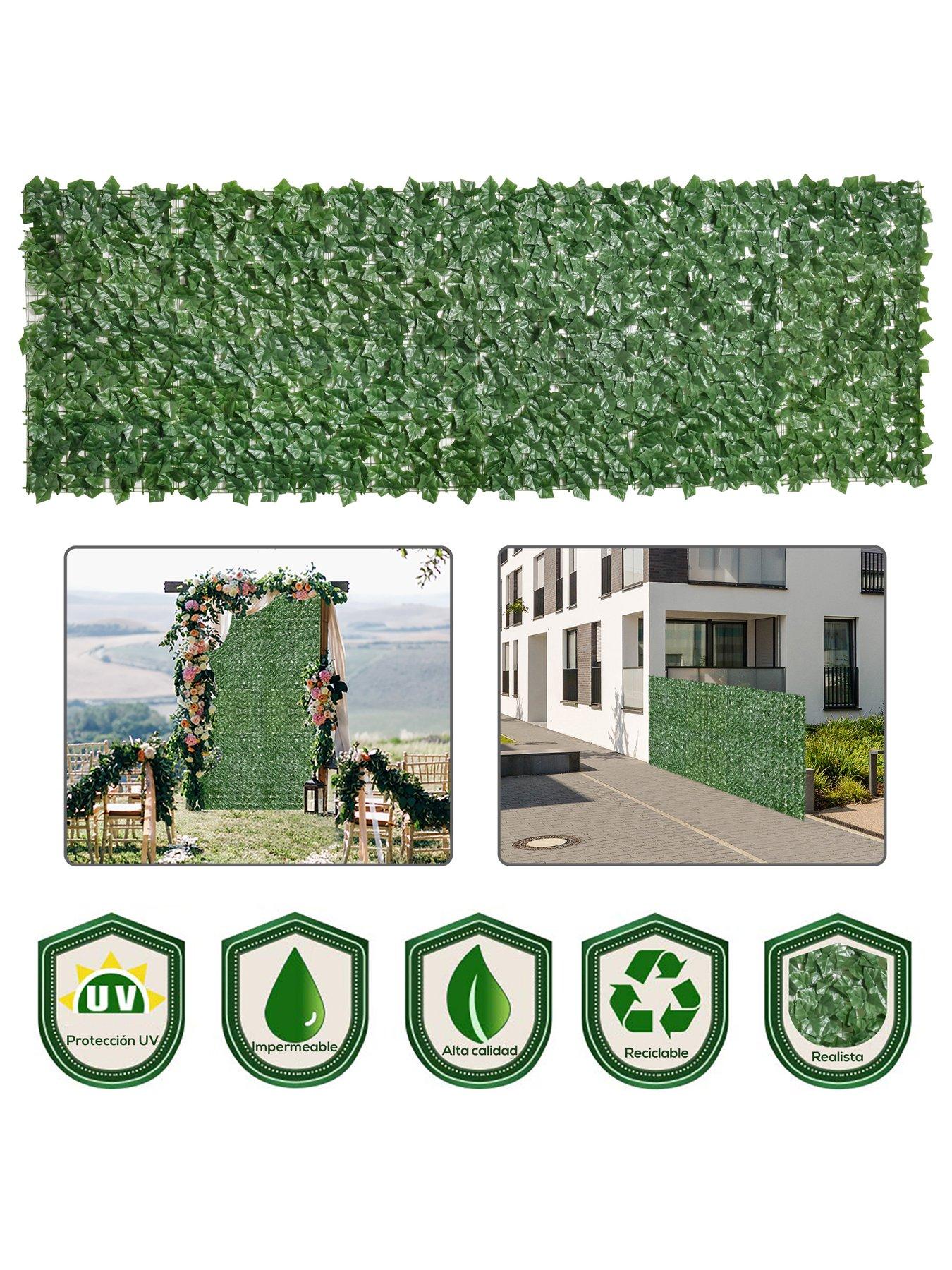 OutSunny Artificial Leaf Garden Screen Panel | Very