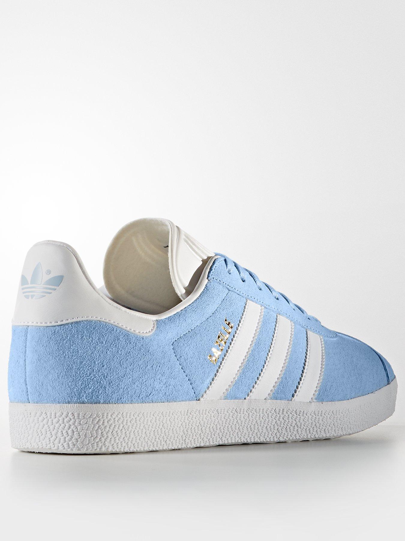 adidas Originals Gazelle - Light Blue | very.co.uk