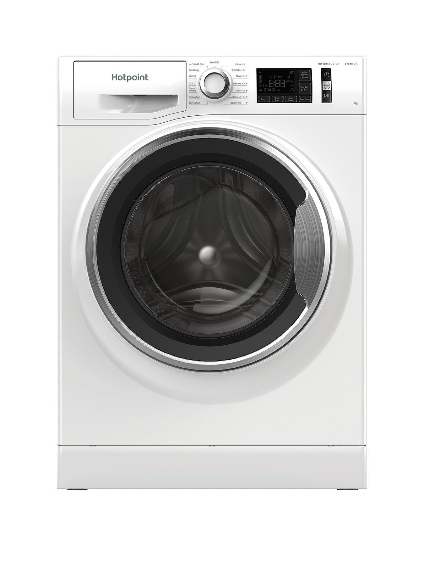 Hotpoint ActiveCare NM11946WCAUKN 9kg Load, 1400rpm Spin Washing ...
