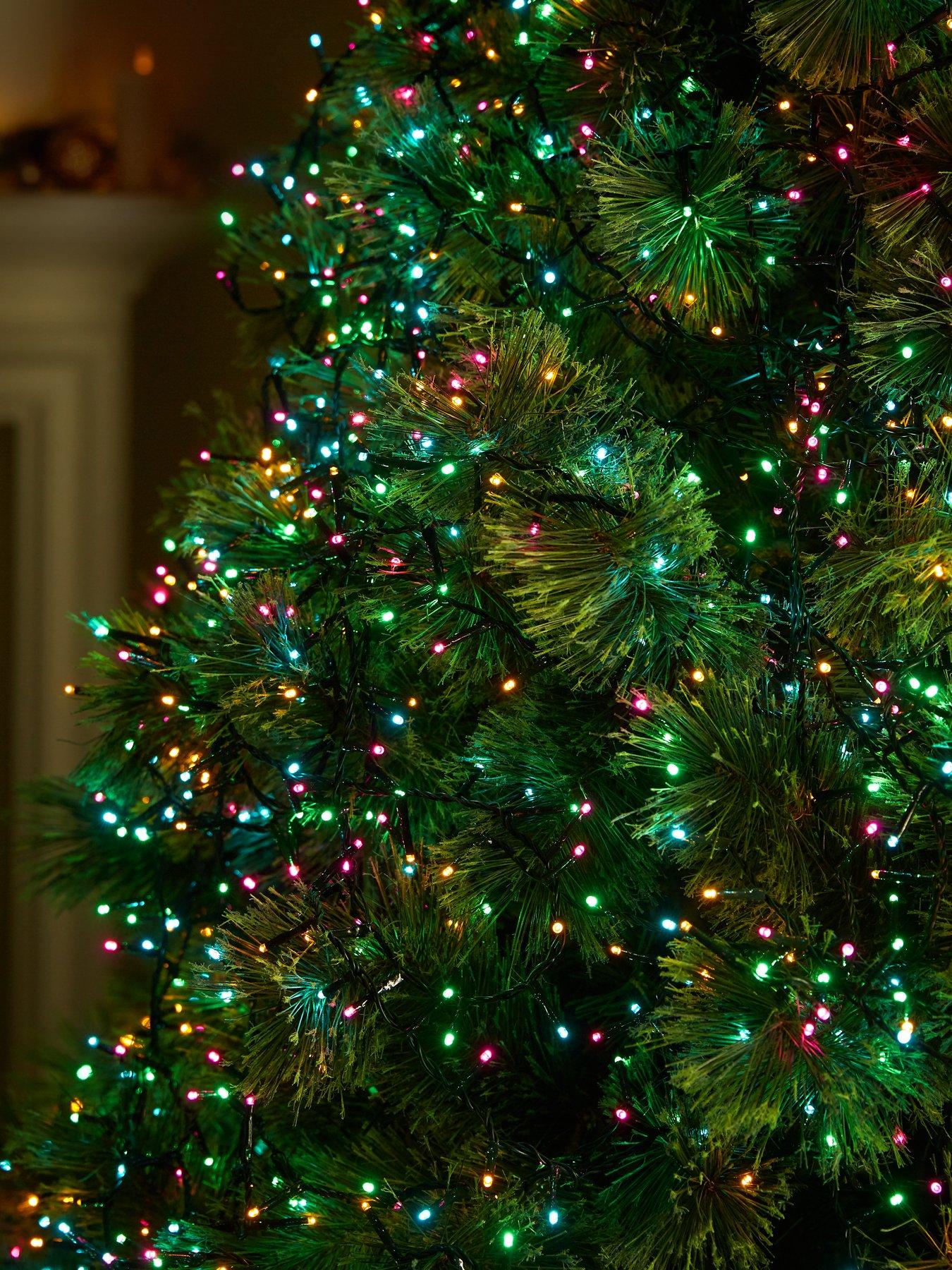Festive Aurora 1000 Sparkle Christmas Lights | very.co.uk