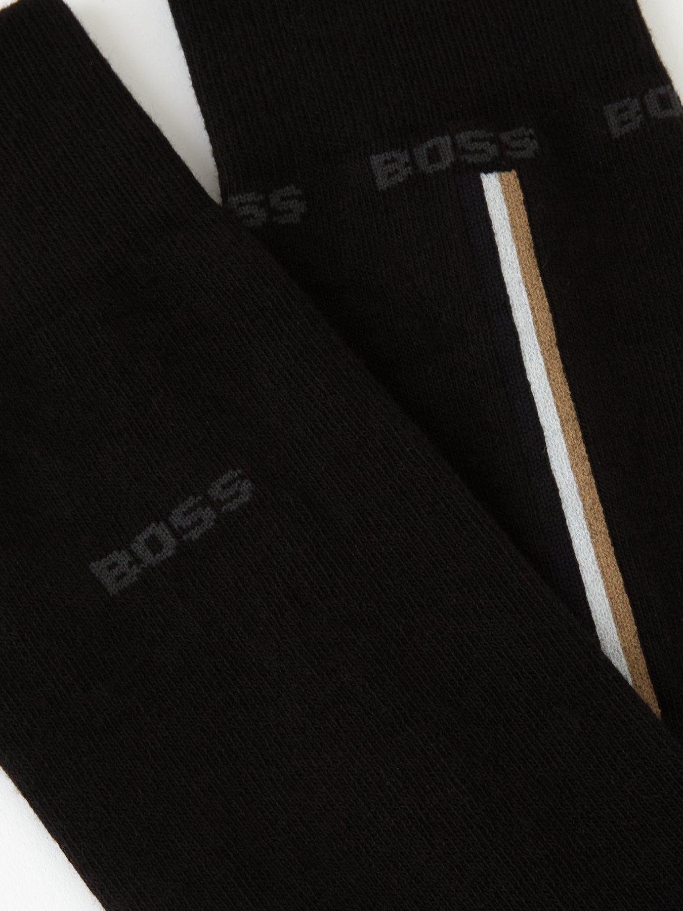 BOSS Bodywear 2 Pack Iconic Socks - Black | Very