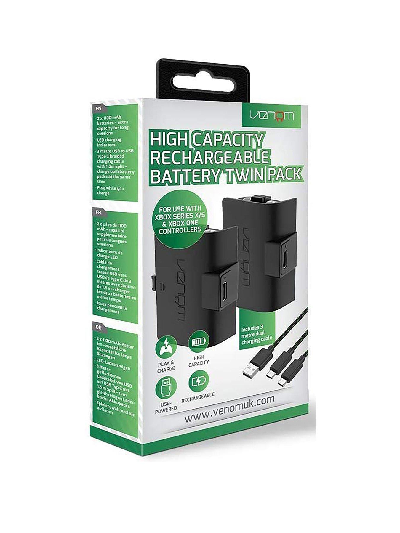 Venom High Capacity Rechargeable Battery Pack (Black) | Very