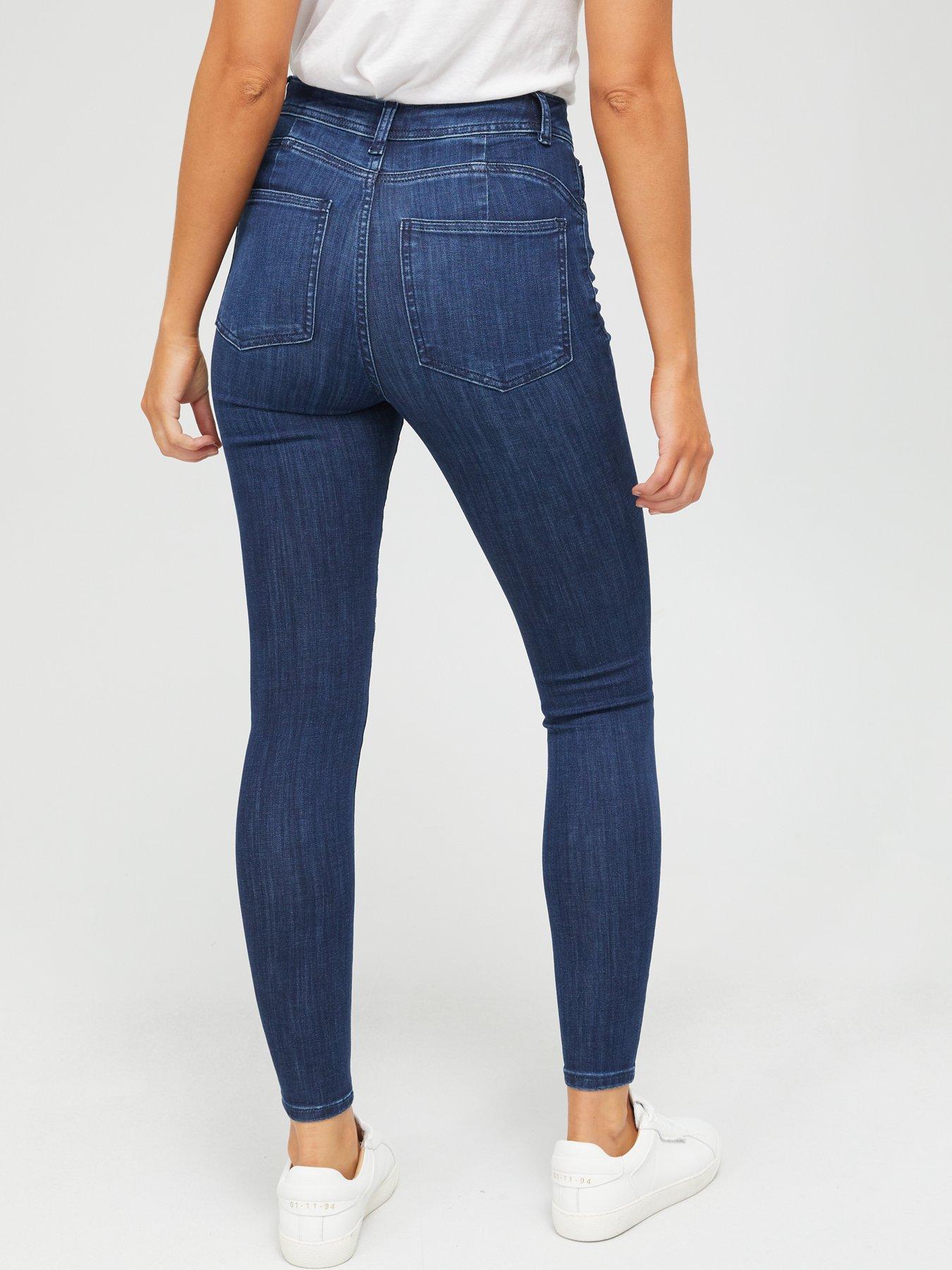 V by Very Sienna High Waist Sculpt Skinny Jean - Blue Wash | Very
