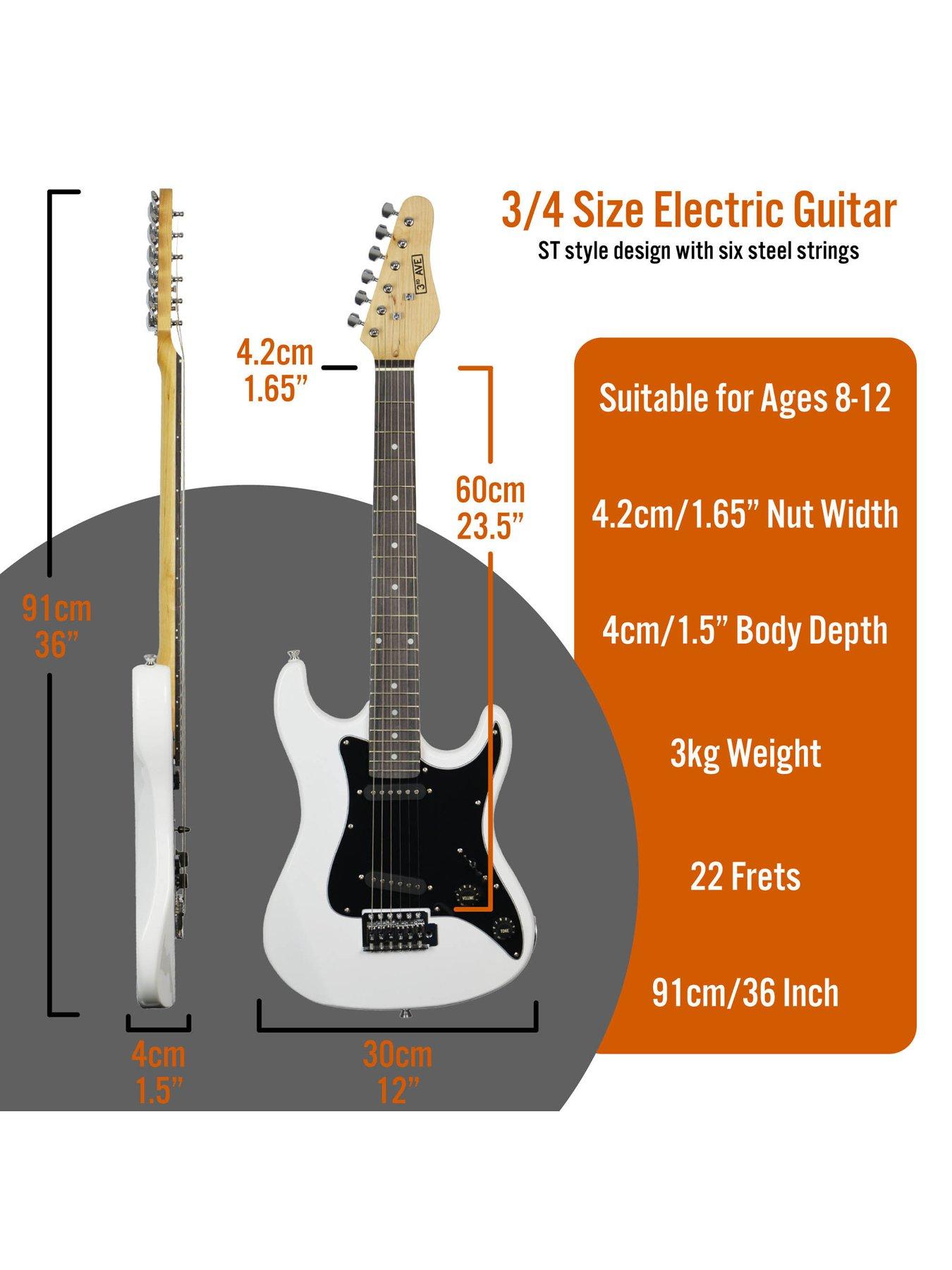 3/4 Size Electric Guitar Ultimate Kit with 10W Amp - 6 Months FREE ...