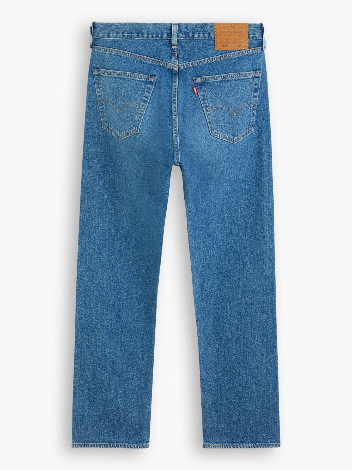 Levi's Levis 501® Original Straight Fit Jeans - Basil Barton Springs ...