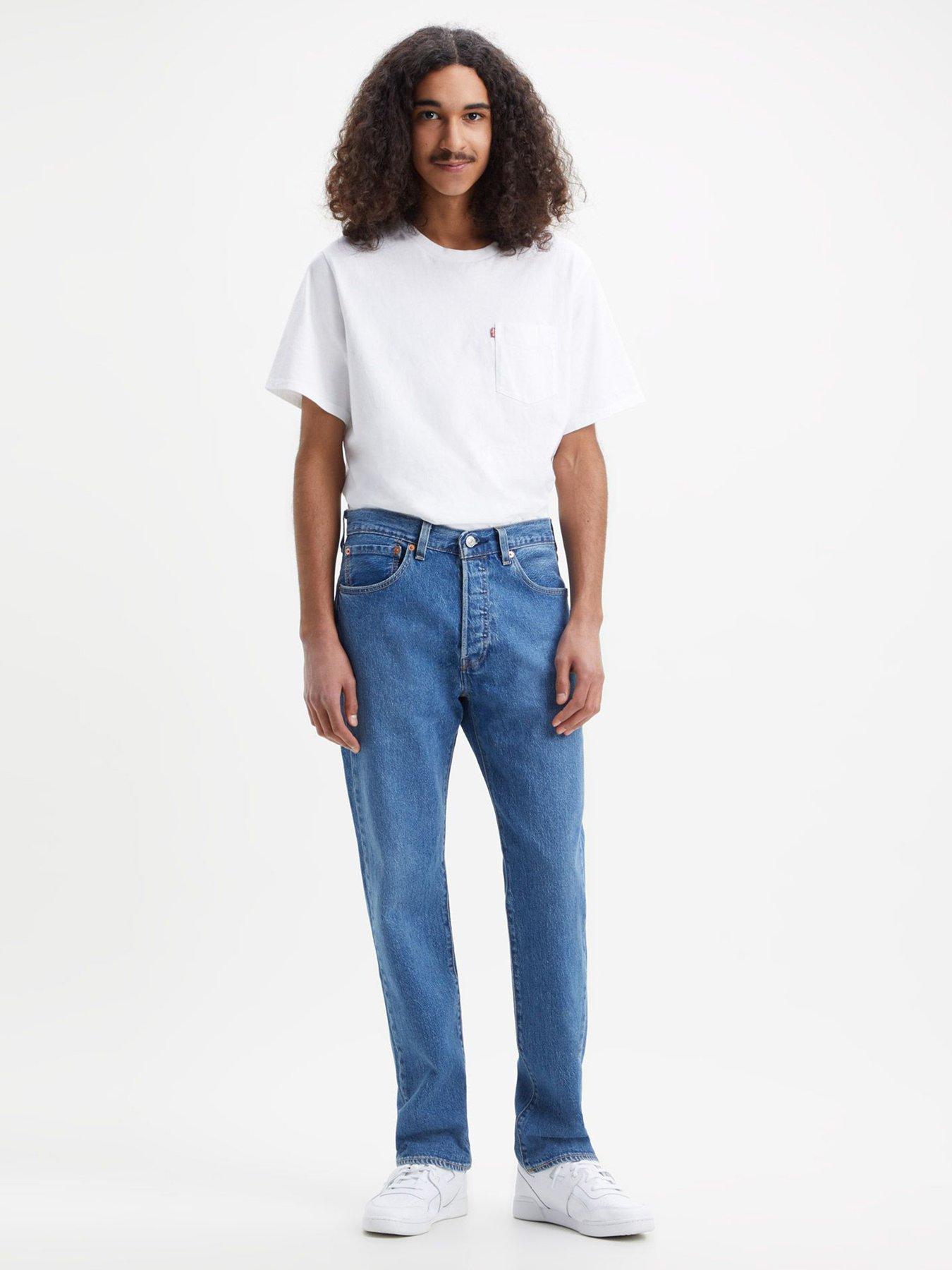 Levi's Levis 501® Original Straight Fit Jeans - Basil Barton Springs ...