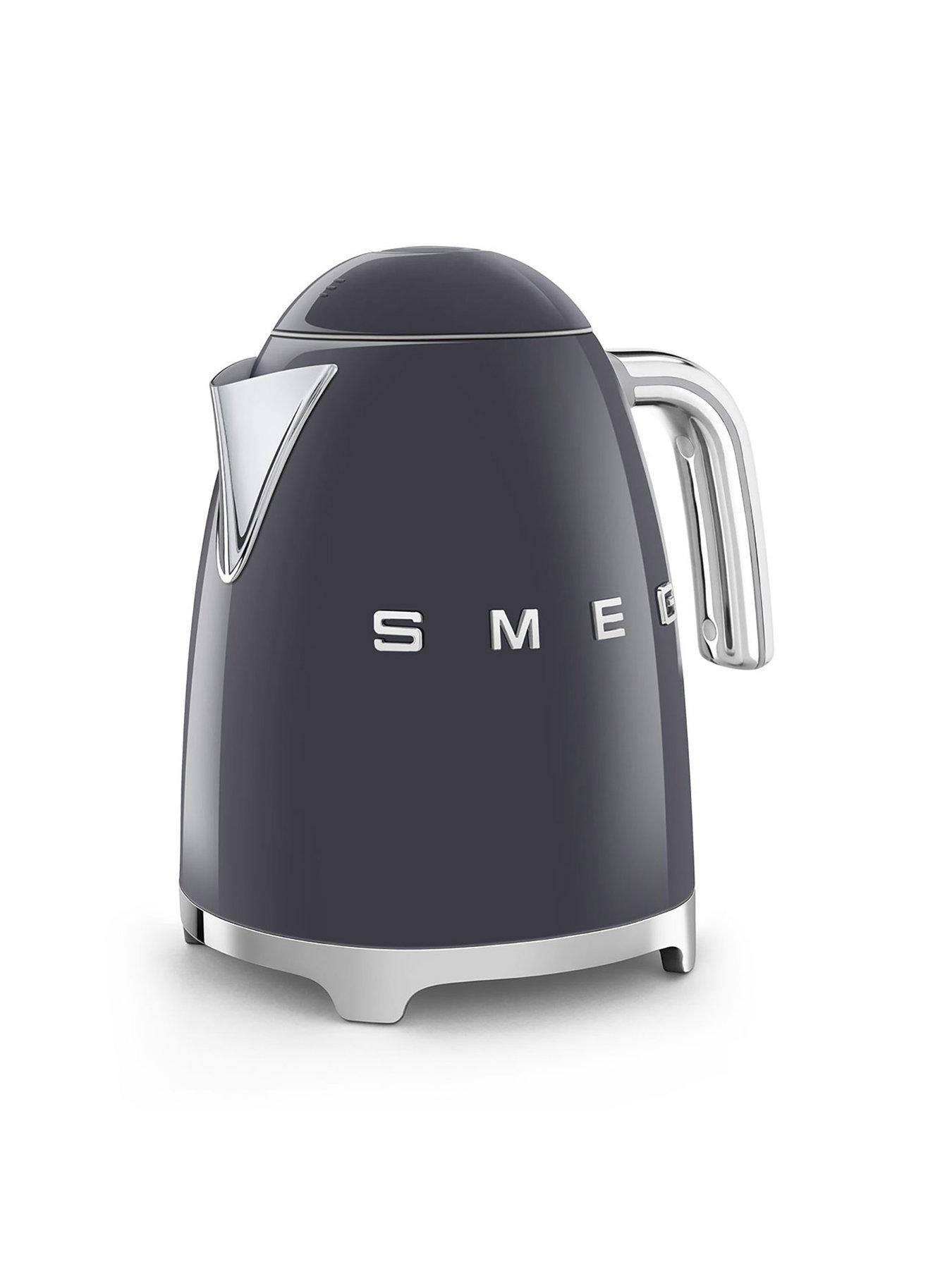 Smeg KLF03 Retro Style Jug Kettle, 300W, 1.7L - Slate Grey | Very