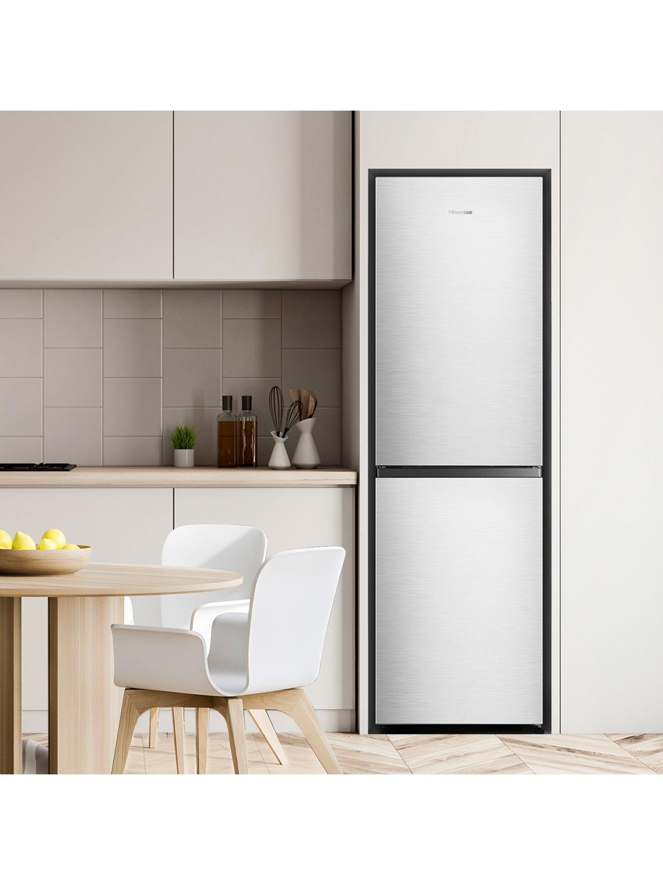 Hisense RB327N4BCE 55cm Wide Total No Frost Freestanding Fridge Freezer ...