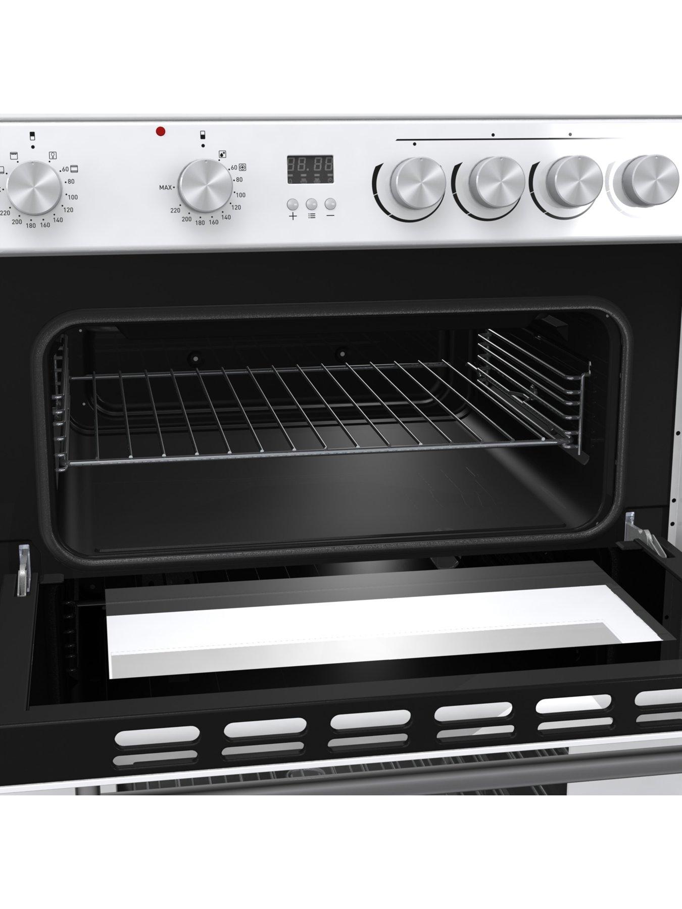 Hisense HDE3211BWUK Double Oven Electric Cooker with Ceramic Hob ...