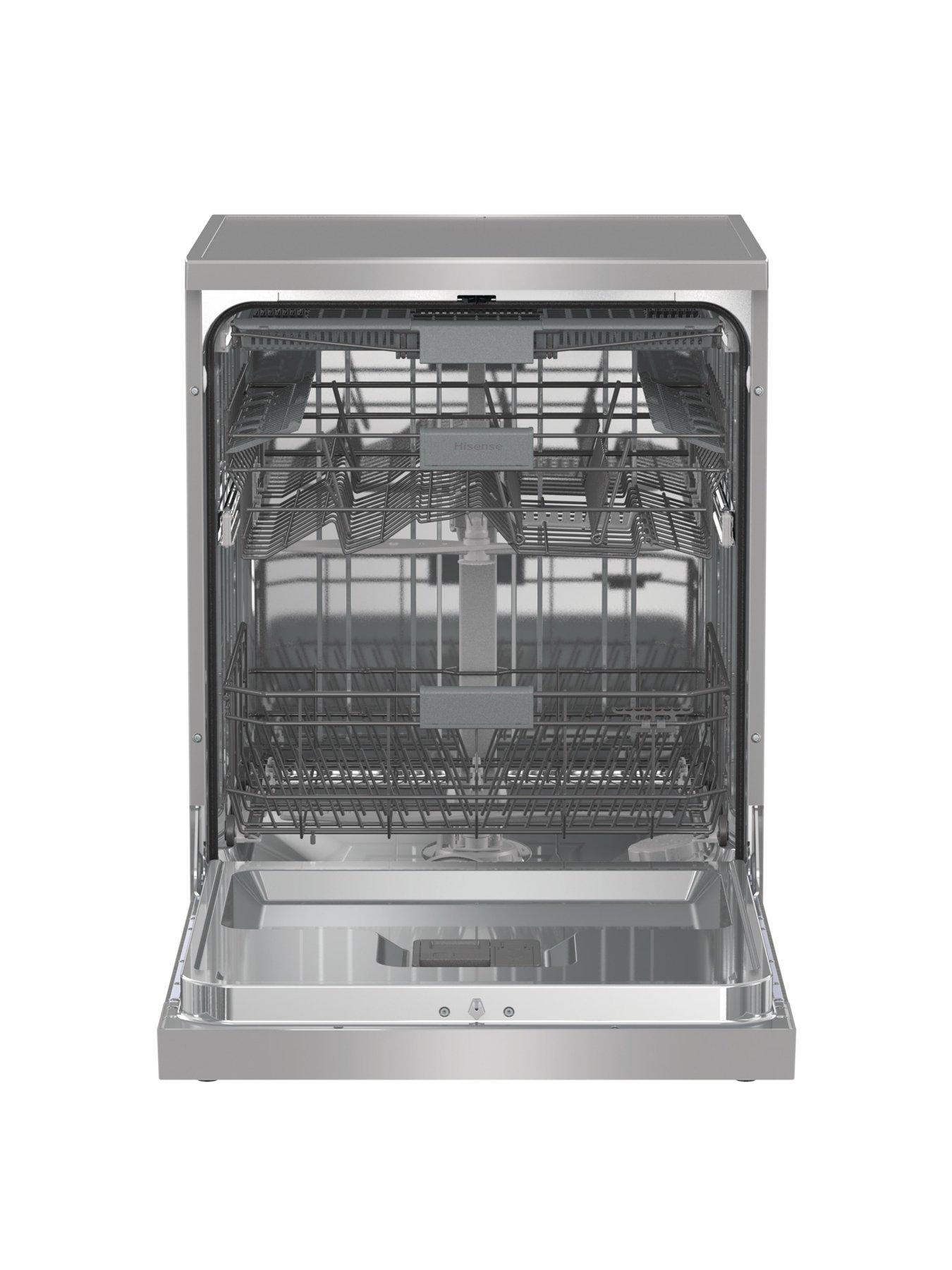 Hisense HS673C60XUK 16-Place Freestanding Dishwasher with Invertor ...