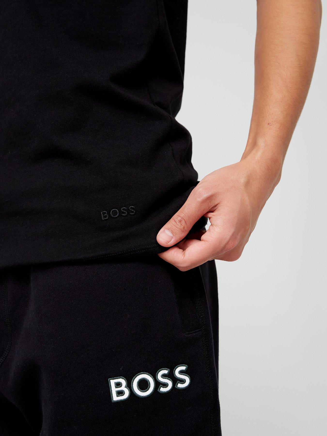 BOSS Bodywear 3 Pack Classic Vests - Black | Very