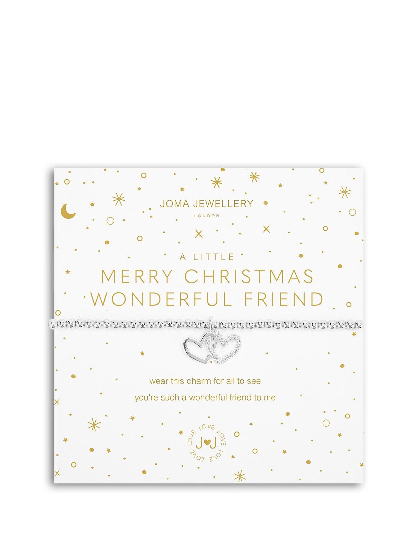 Joma Jewellery Christmas A Little , Merry Christmas Wonderful Friend ...