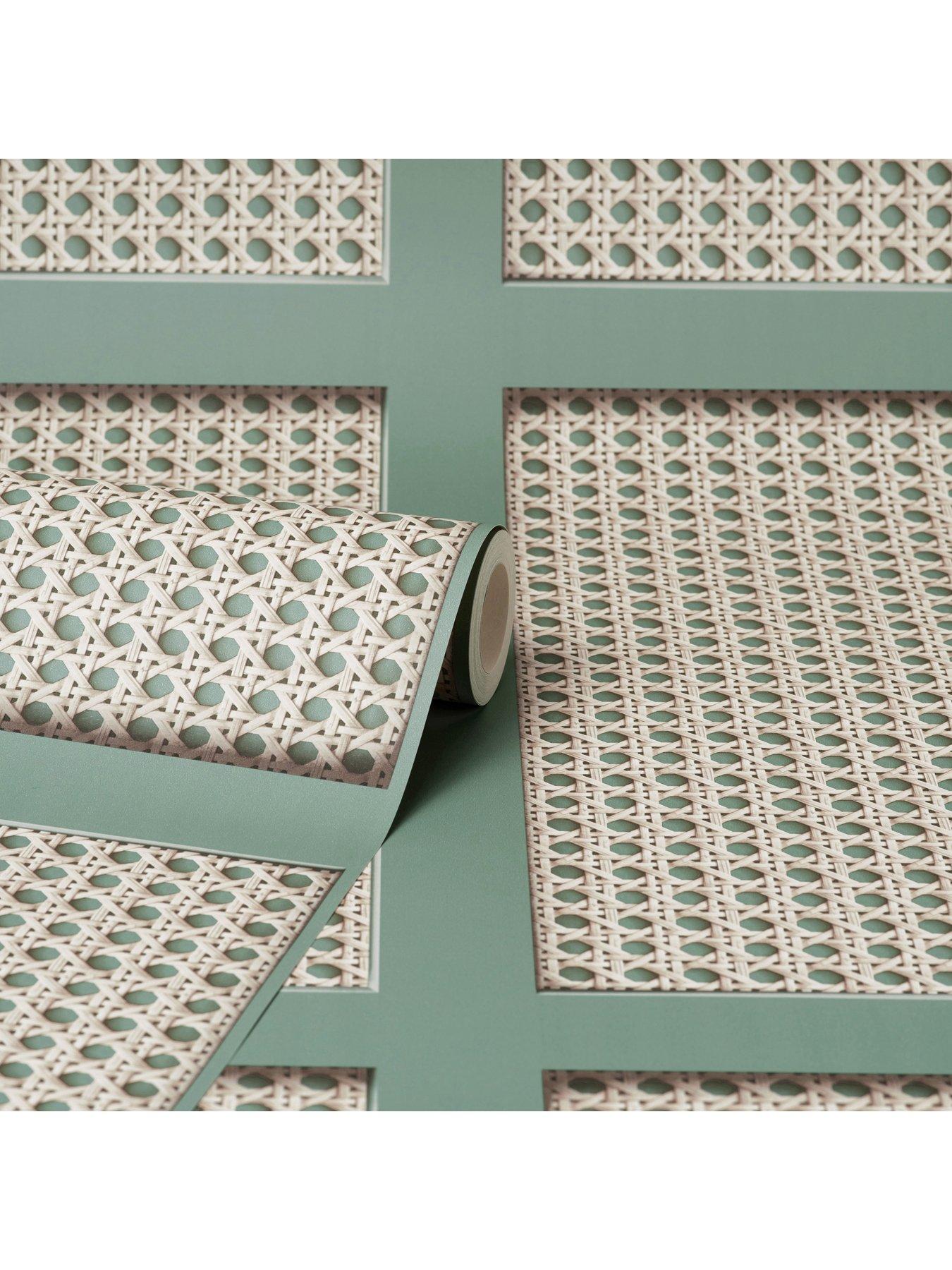 Fine Décor Cane Panel Sidewall Wallpaper | very.co.uk