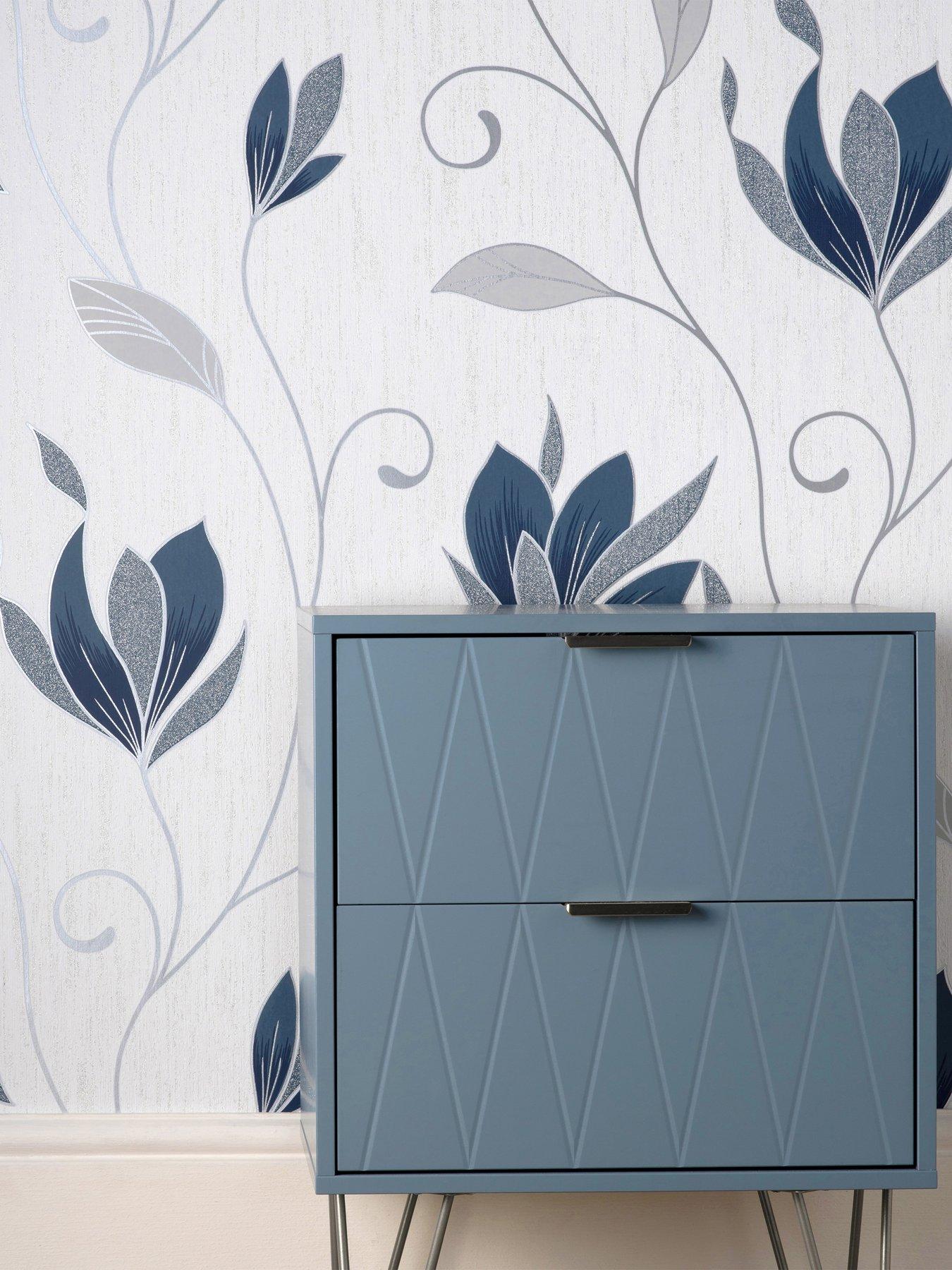 Crown Synergy Floral Sidewall Wallpaper | Very