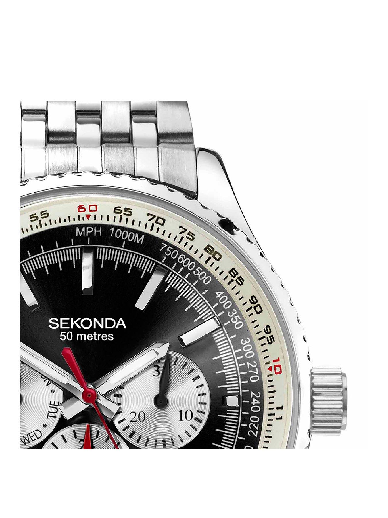 Sekonda Chronograph Stainless Steel Mens Watch | Very