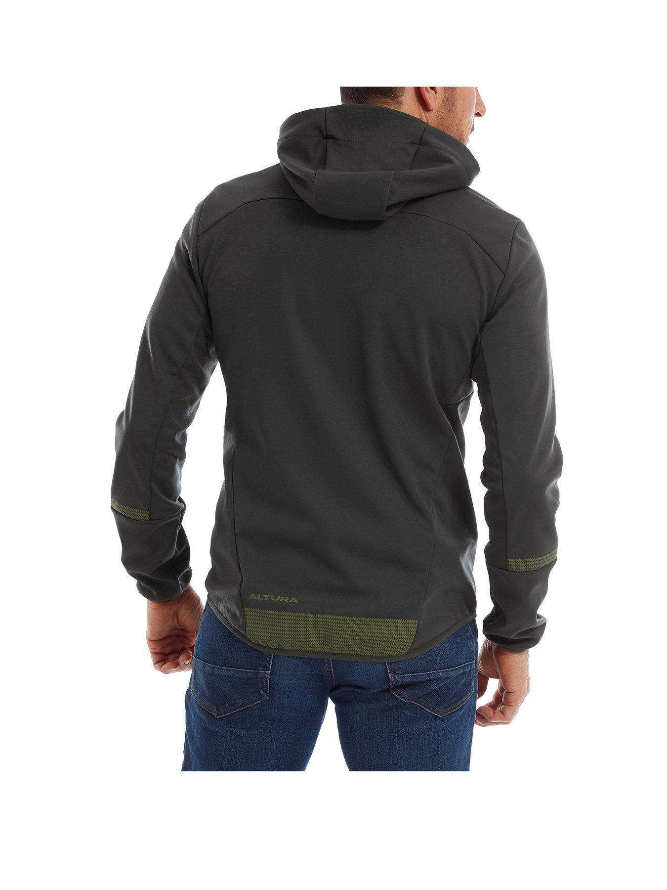 Altura Grid Mens Cycling Softshell Half Zip Hoodie - Carbon | Very.co.uk