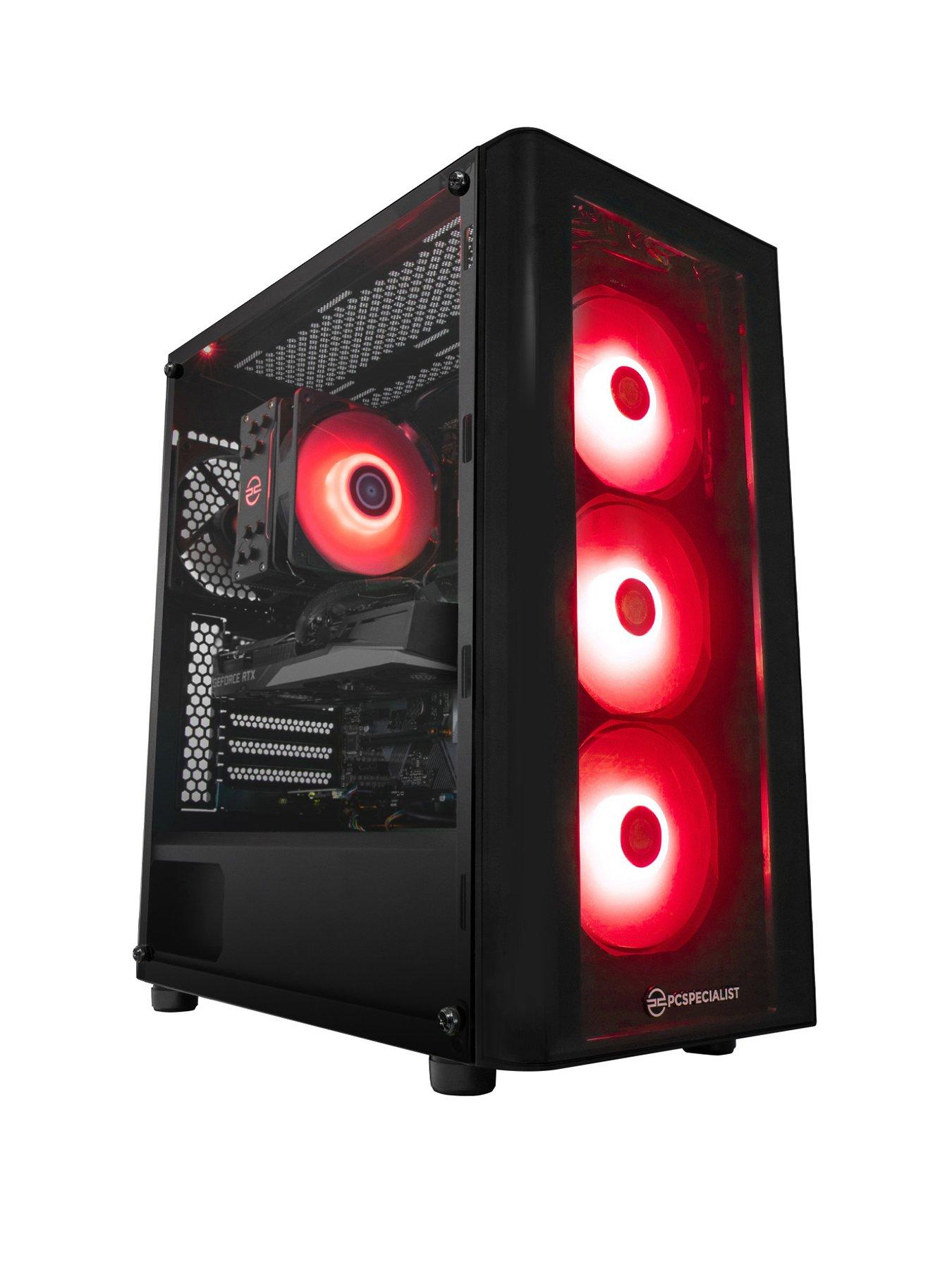PC Specialist Fusion R5S PC Gaming Desktop Base Unit - AMD Ryzen 5 5600 ...