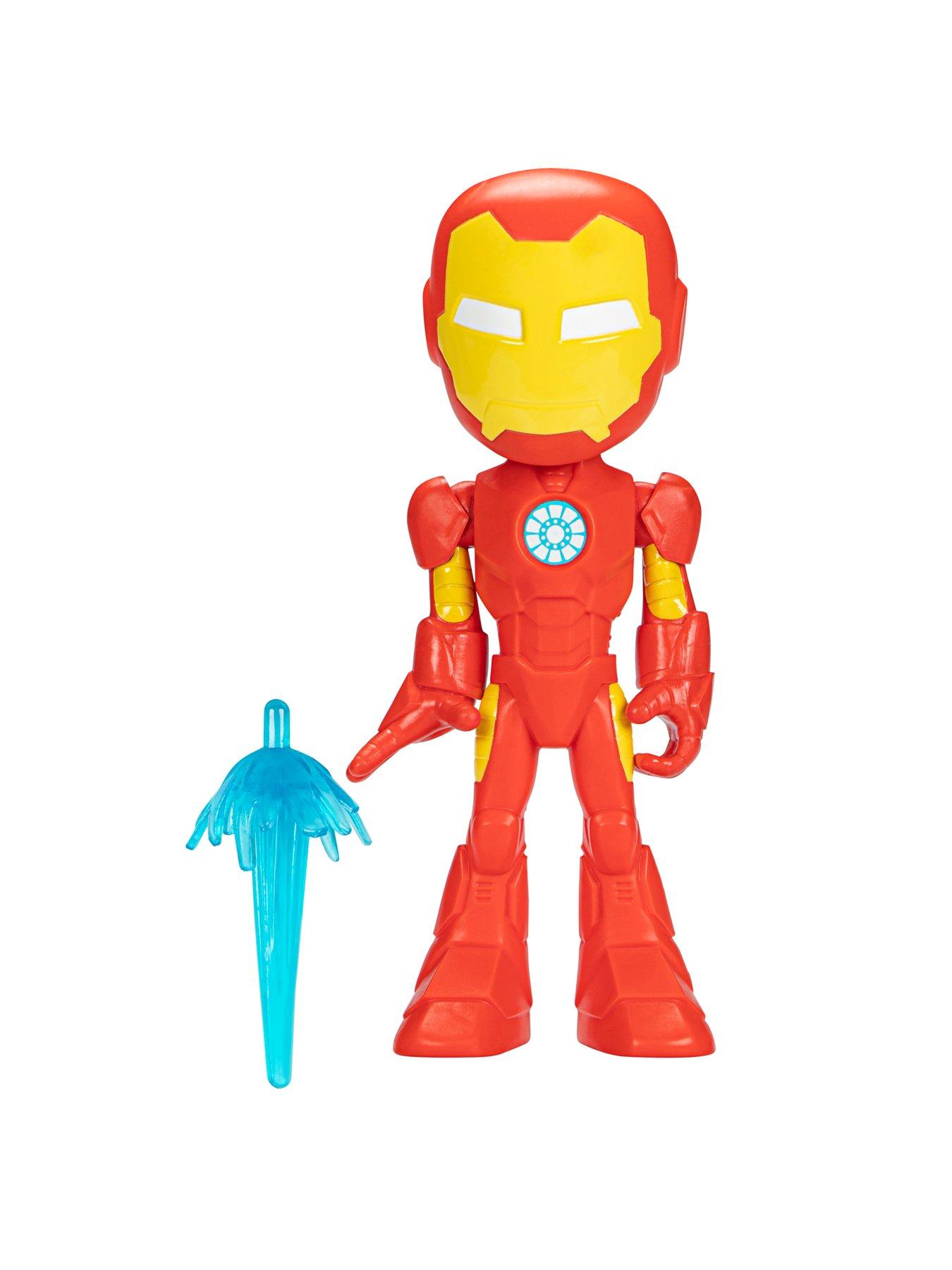 Marvel Spidey and His Amazing Friends Supersized Iron Man Action Figure ...