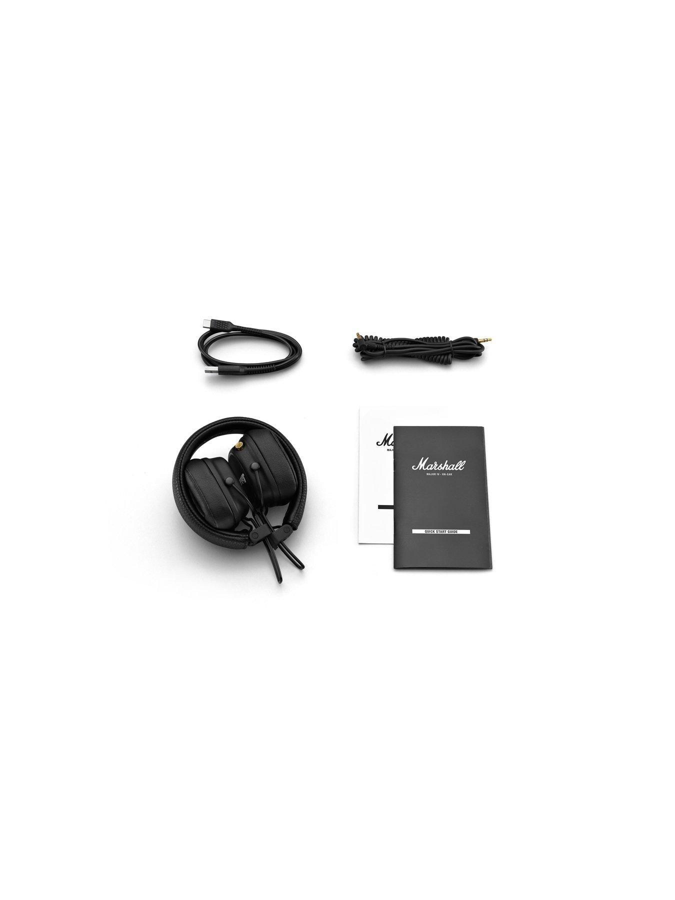 Marshall Major IV Bluetooth Headphones - Black | Very