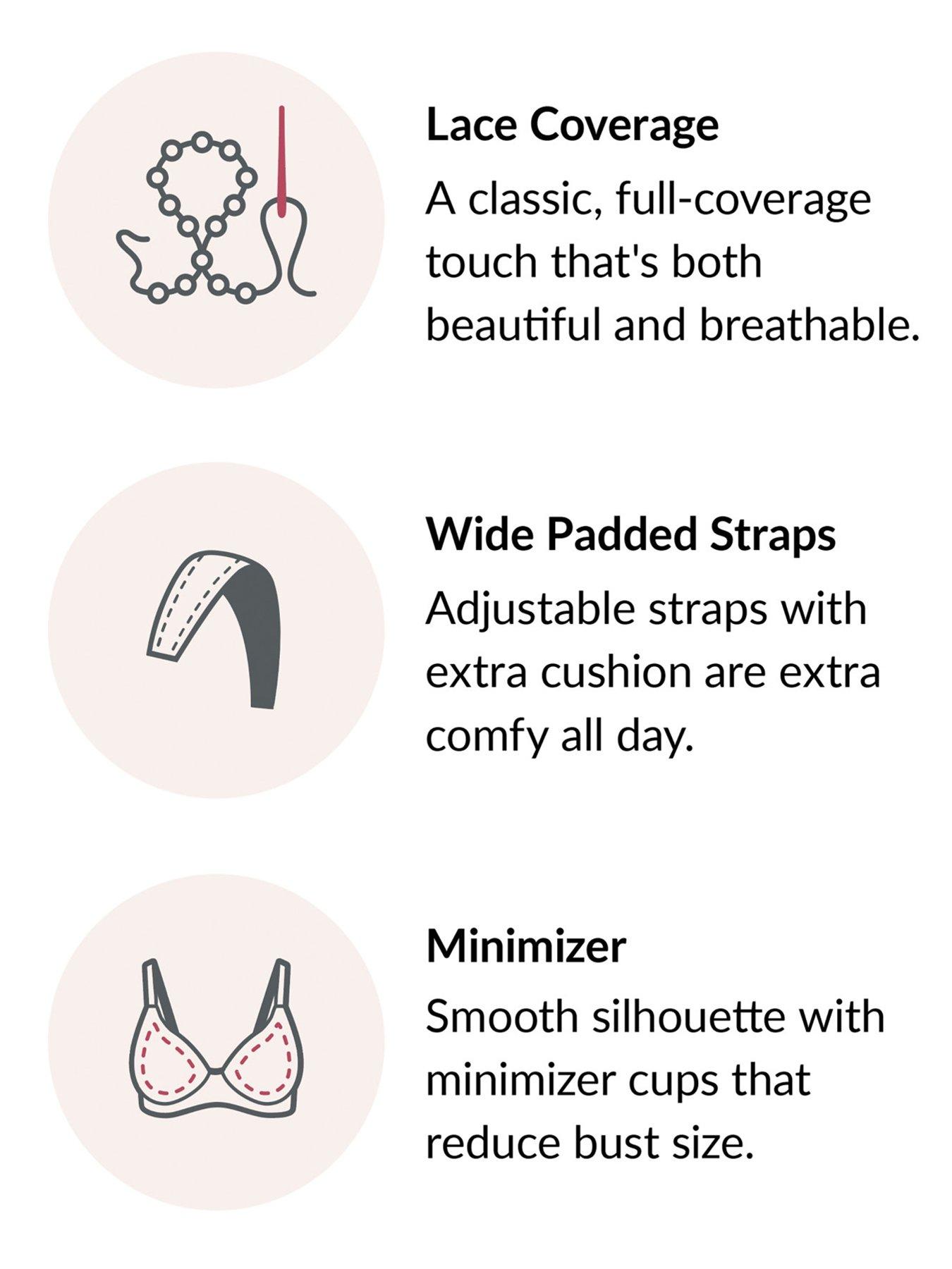 Glamorise Magiclift Non Wire Minimizer Bra - Skin Cream | Very