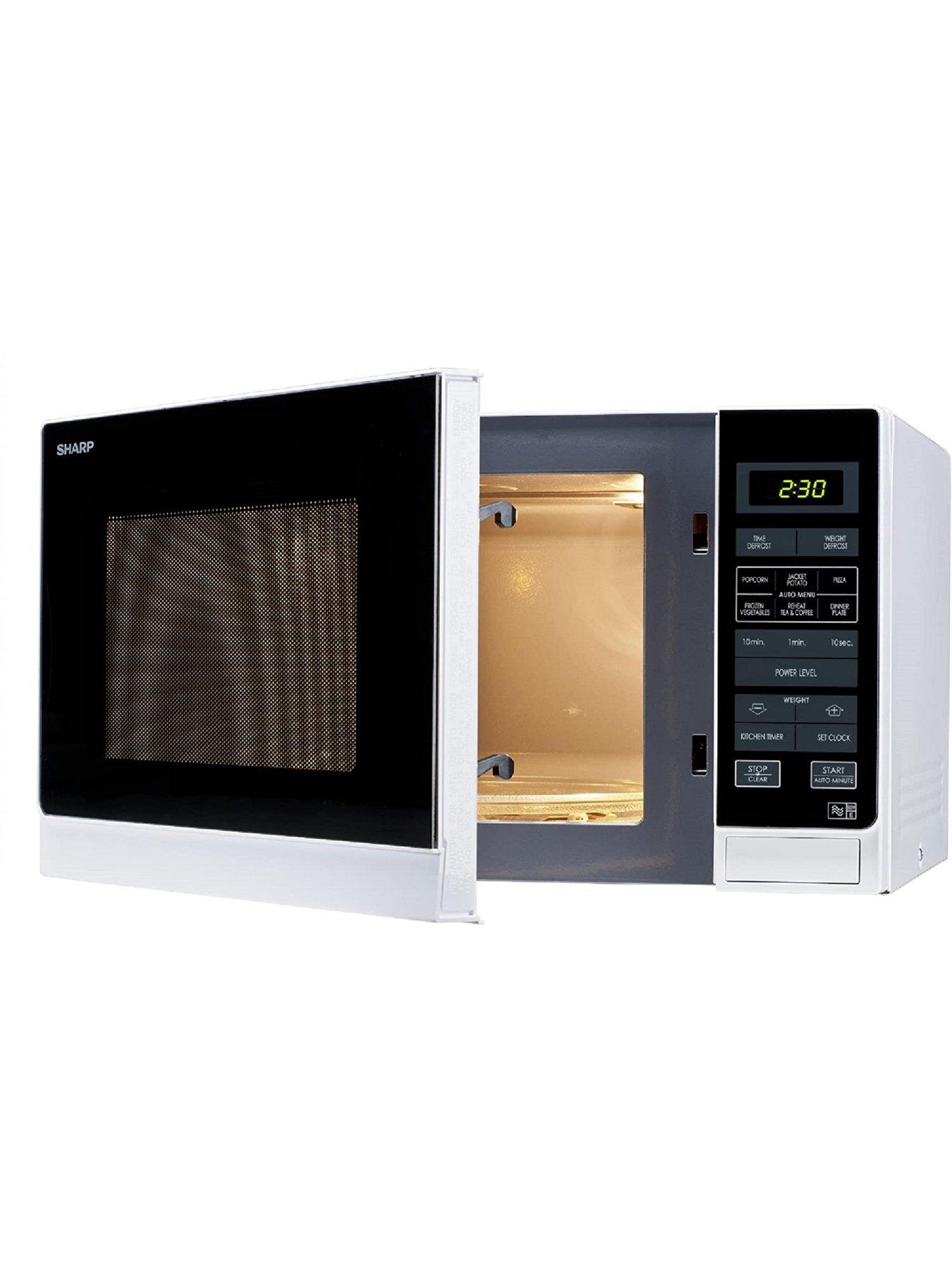 Sharp R372WM 25 Litre 900W Solo Microwave - White | Very
