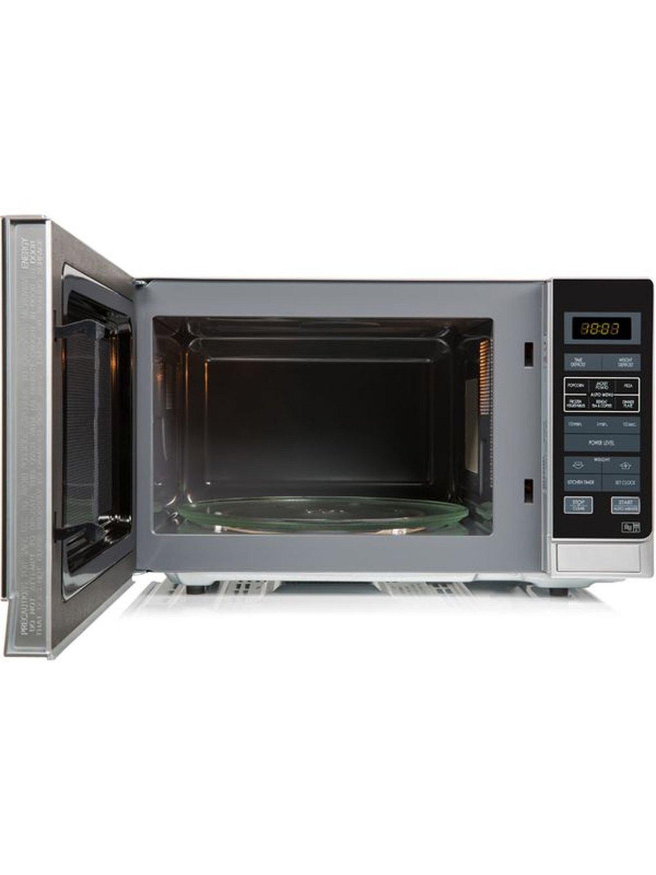 Sharp R372SLM 25-Litre 900W Solo Microwave - Silver | very.co.uk
