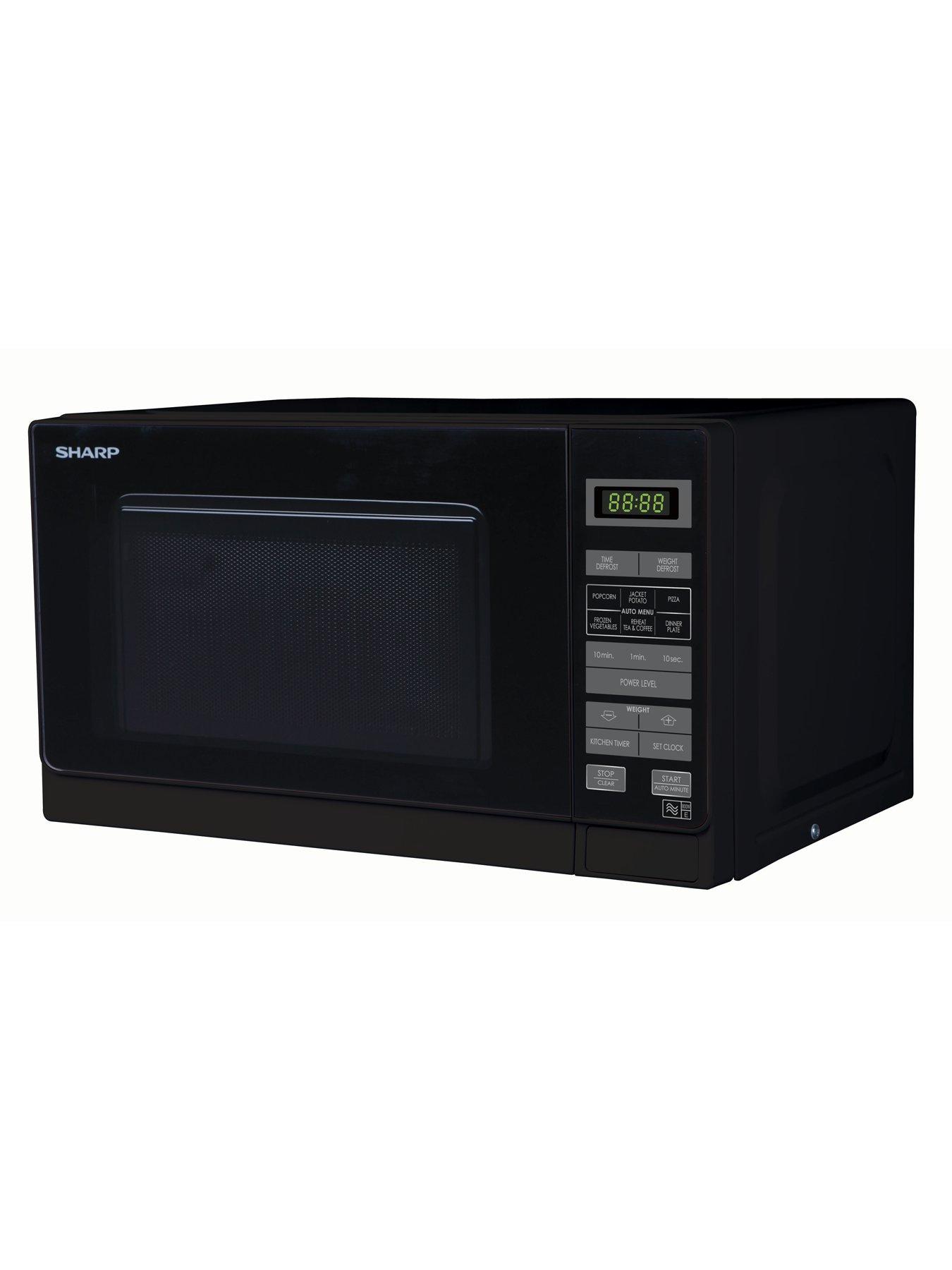 Sharp R272KM 20-Litre 800W Microwave - Black | very.co.uk