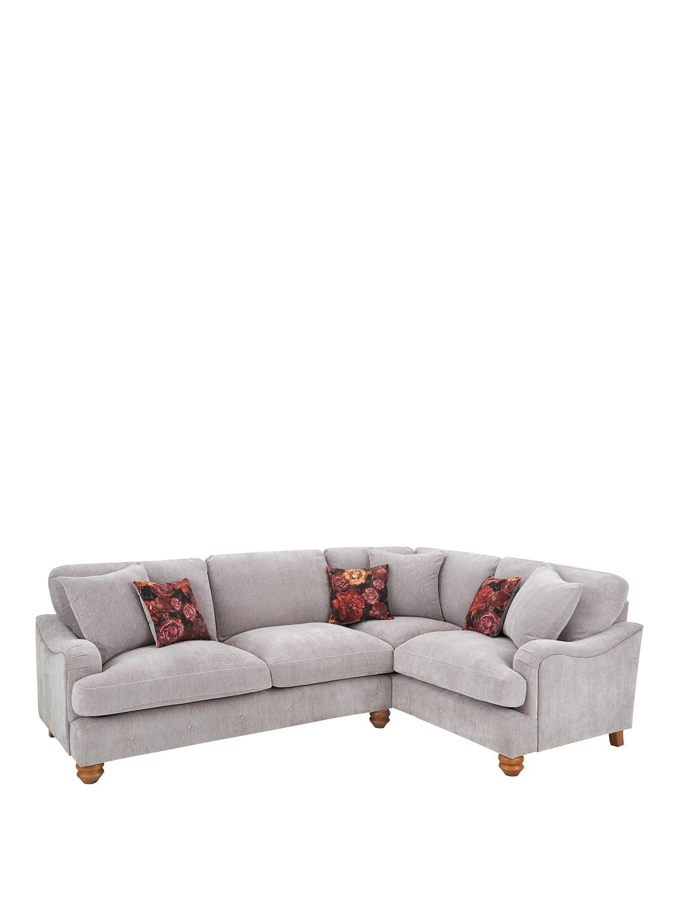 Millie Small Right Hand Fabric Double Arm Corner Group Sofa