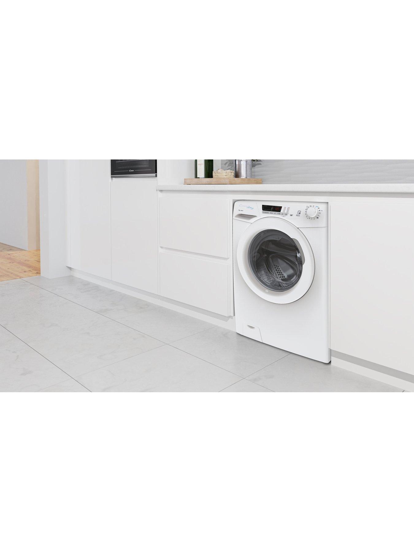 Candy Ultra HCU1482DE 8kg Load, 1400rpm Spin Freestanding Washing ...