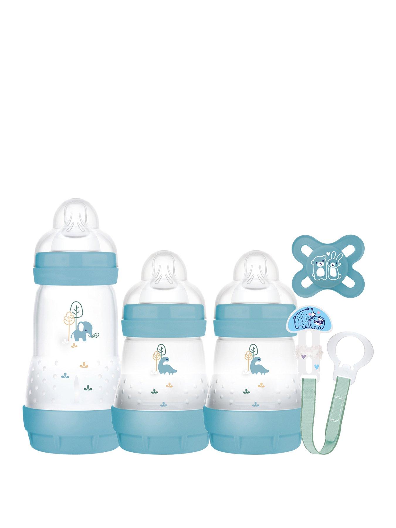 MAM Easy Start 160ml Baby Bottle 3 Pack Blue Very