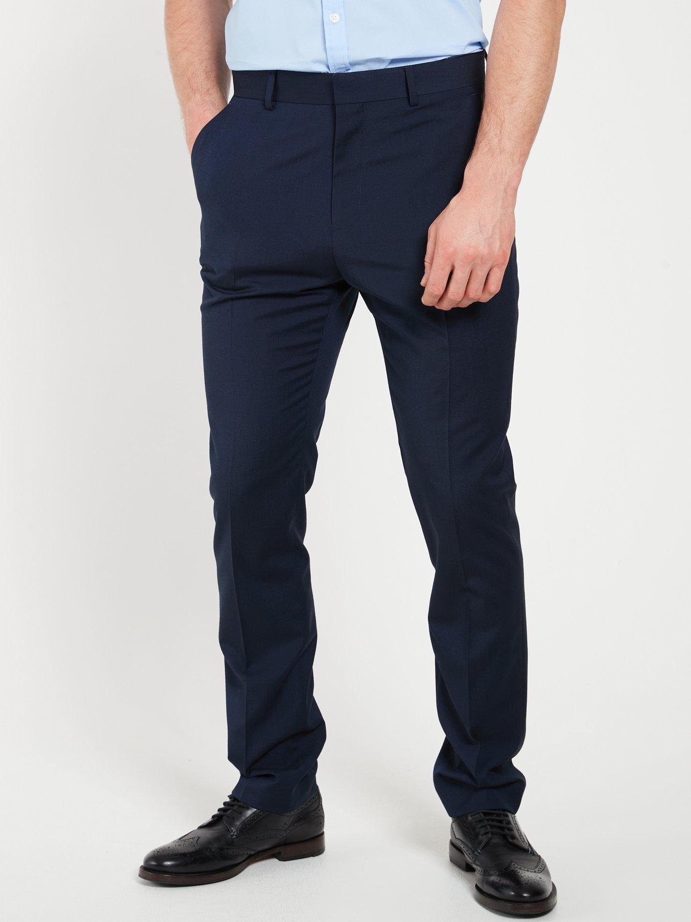 Everyday Slim Suit Trouser - Navy | Very
